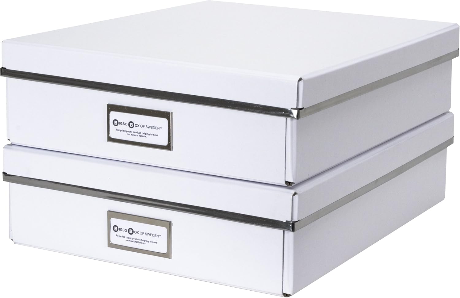 Amazon.com: Bigso Filip Letter Box, White, Set of 2 : Office Products