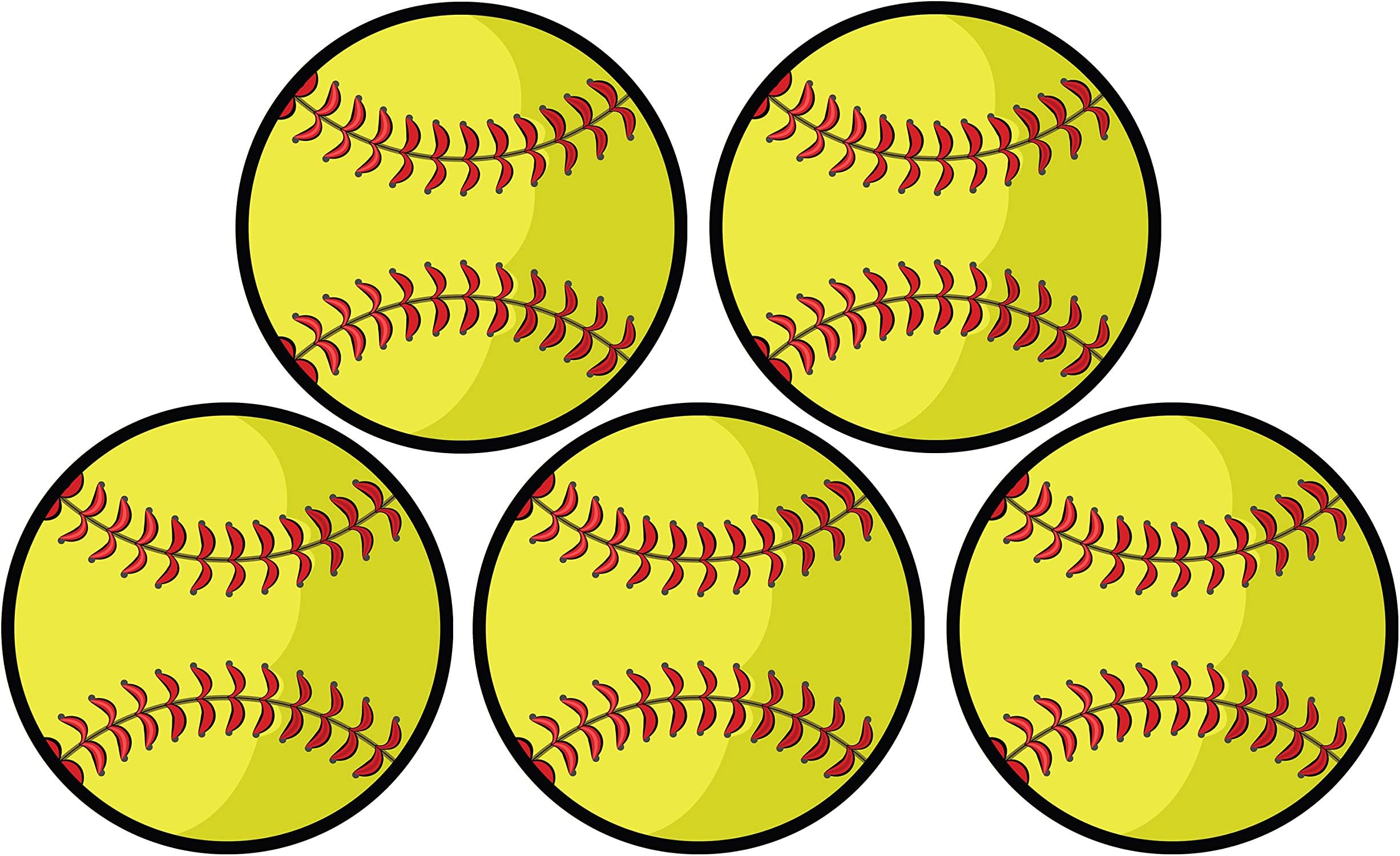 Amazon.com: Car Magnet Sports Athlete Softball Magnetic Decal for ...