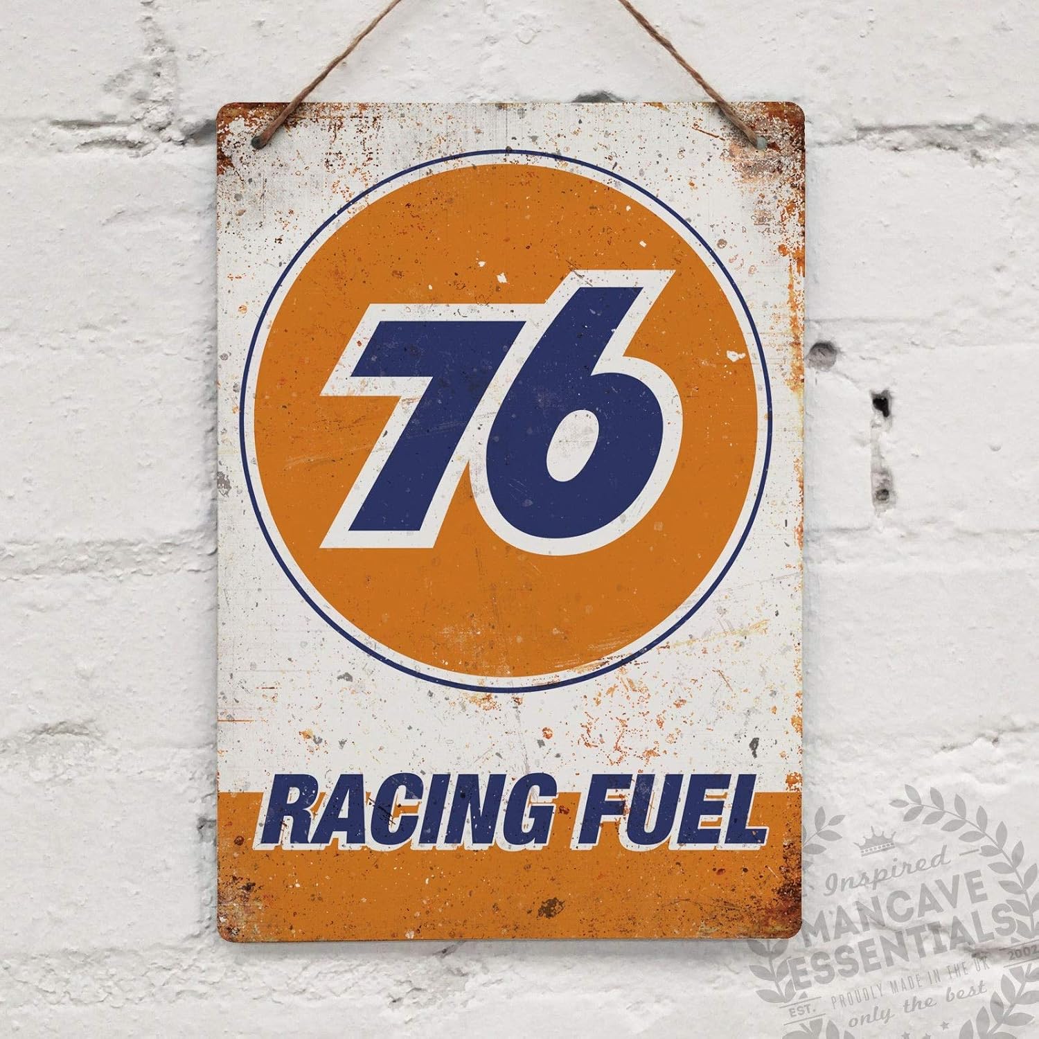 Amazon.com: 76 Racing Fuel Replica Vintage Garage Tin Sign Metal Sign ...