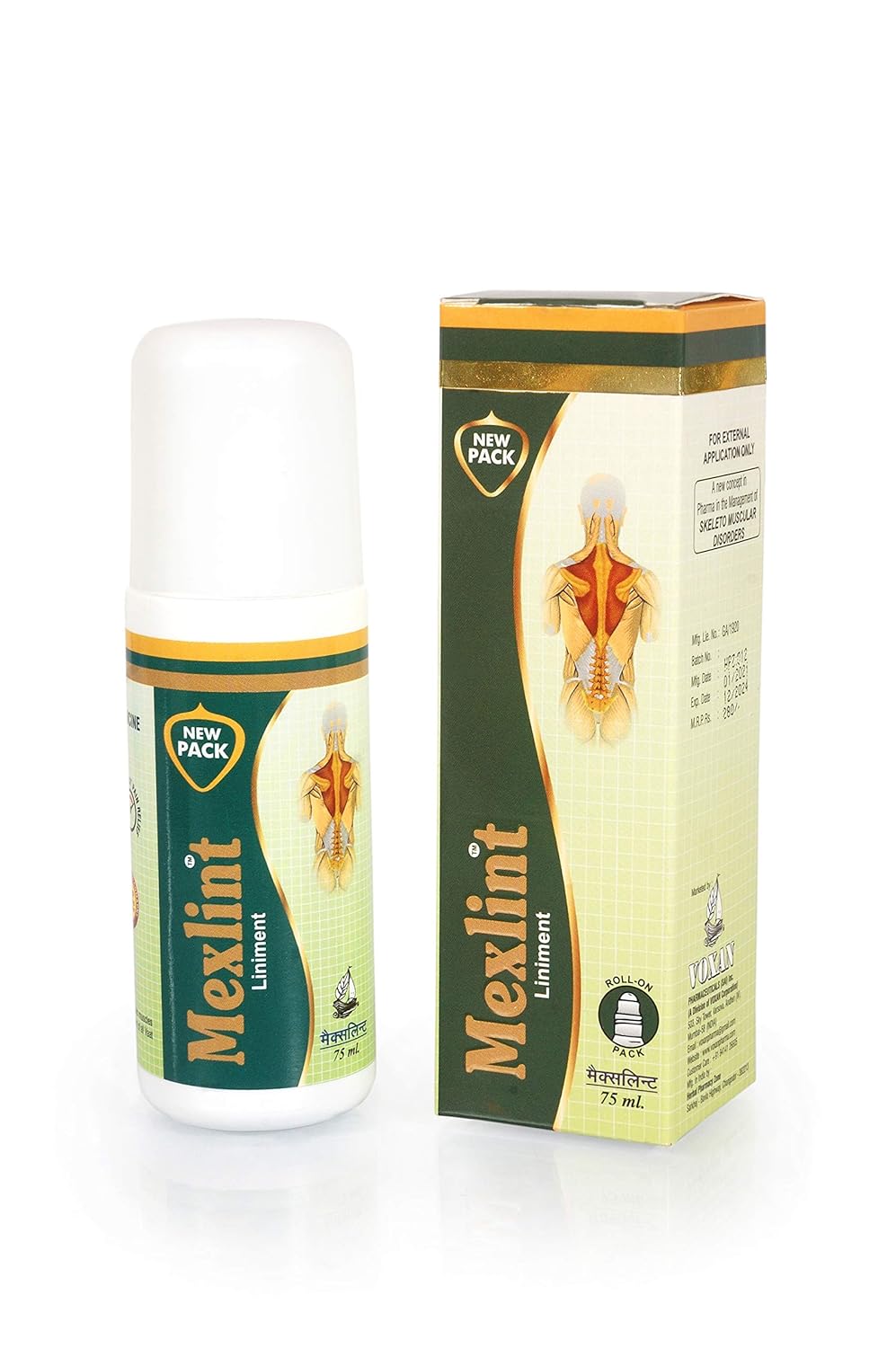 MEXLINT Liniment Pain Relief Ointment for Muscular Aches, Sprains ...