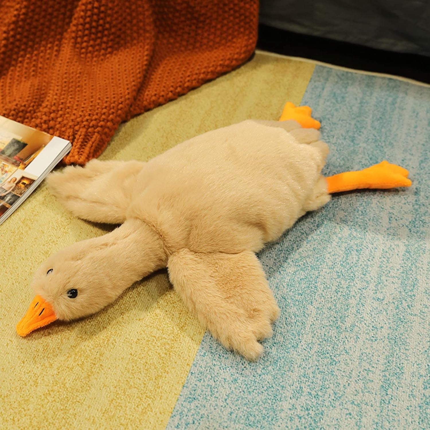 Amazon.com: 50/90cm Giant Goose Stuffed Animals Plush Toys Soft Pillow ...