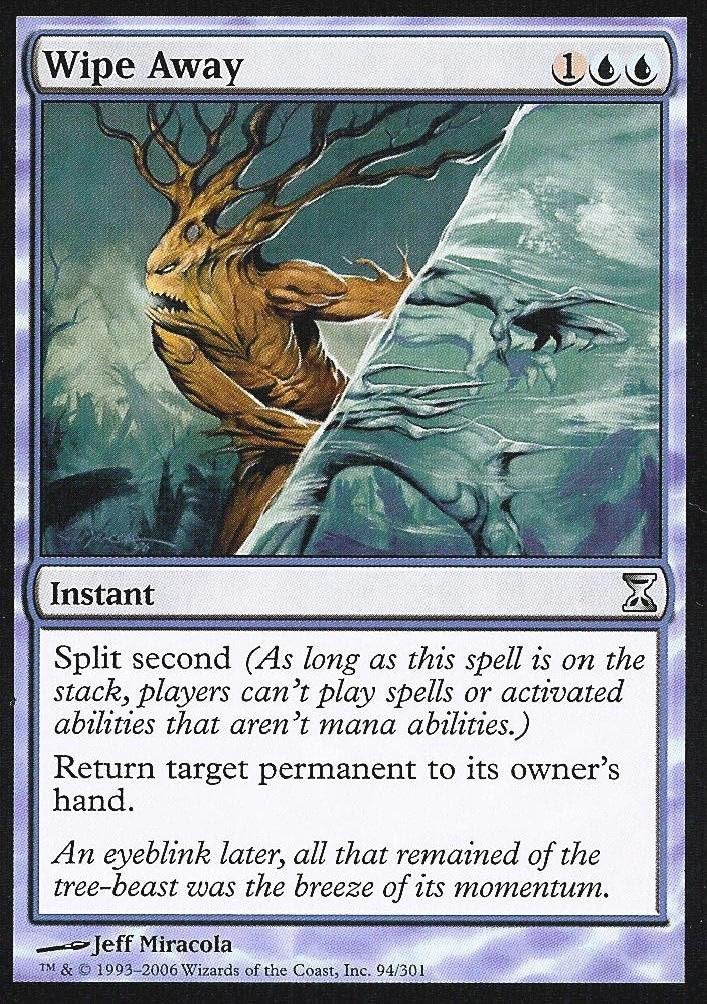 Magic: the Gathering - Wipe Away - Time Spiral : Amazon.co.uk: Toys & Games