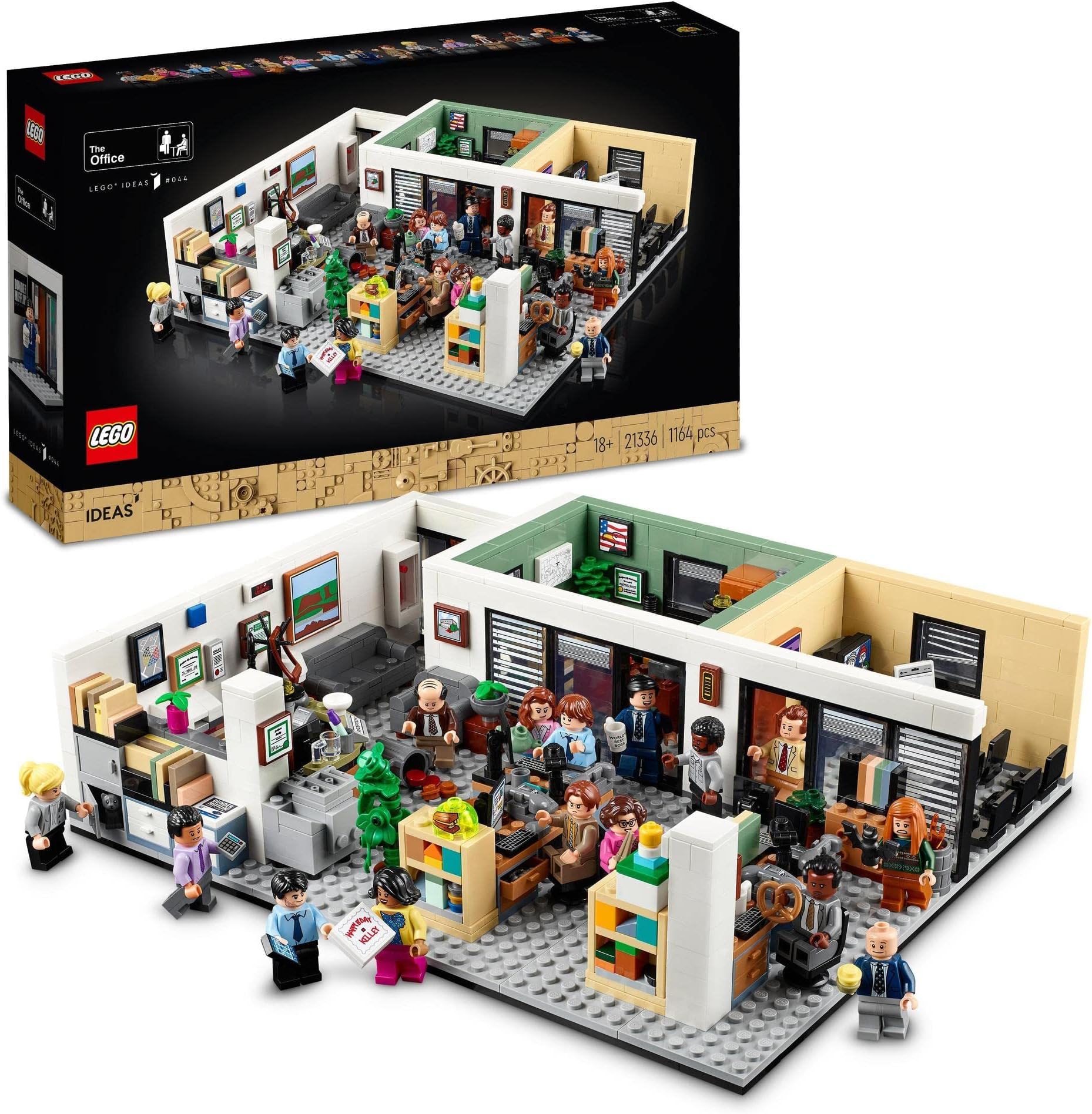 LEGO® Ideas The Office 21336 Building Kit; Display Model for Adults ...