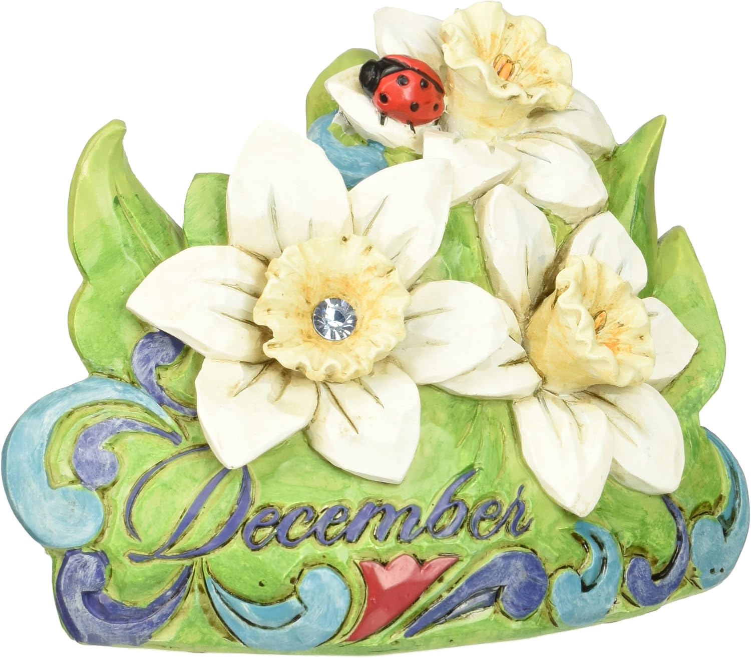 Amazon.com: Department 56 Jim Shore Heartwood Creek December Narcissus ...