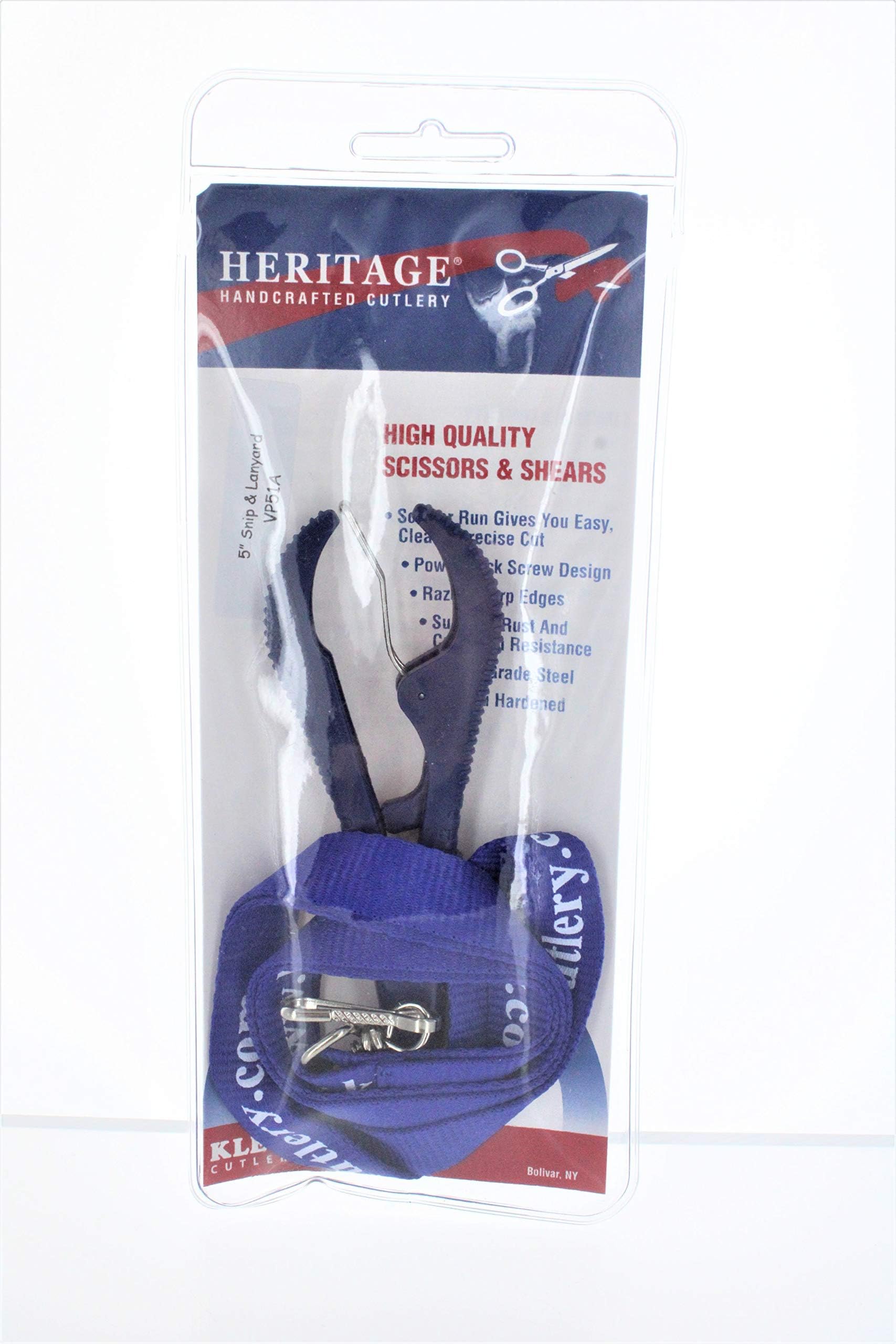 Amazon.com: Heritage 5 Inch Snip with Lanyard - Blue Handle : Tools ...