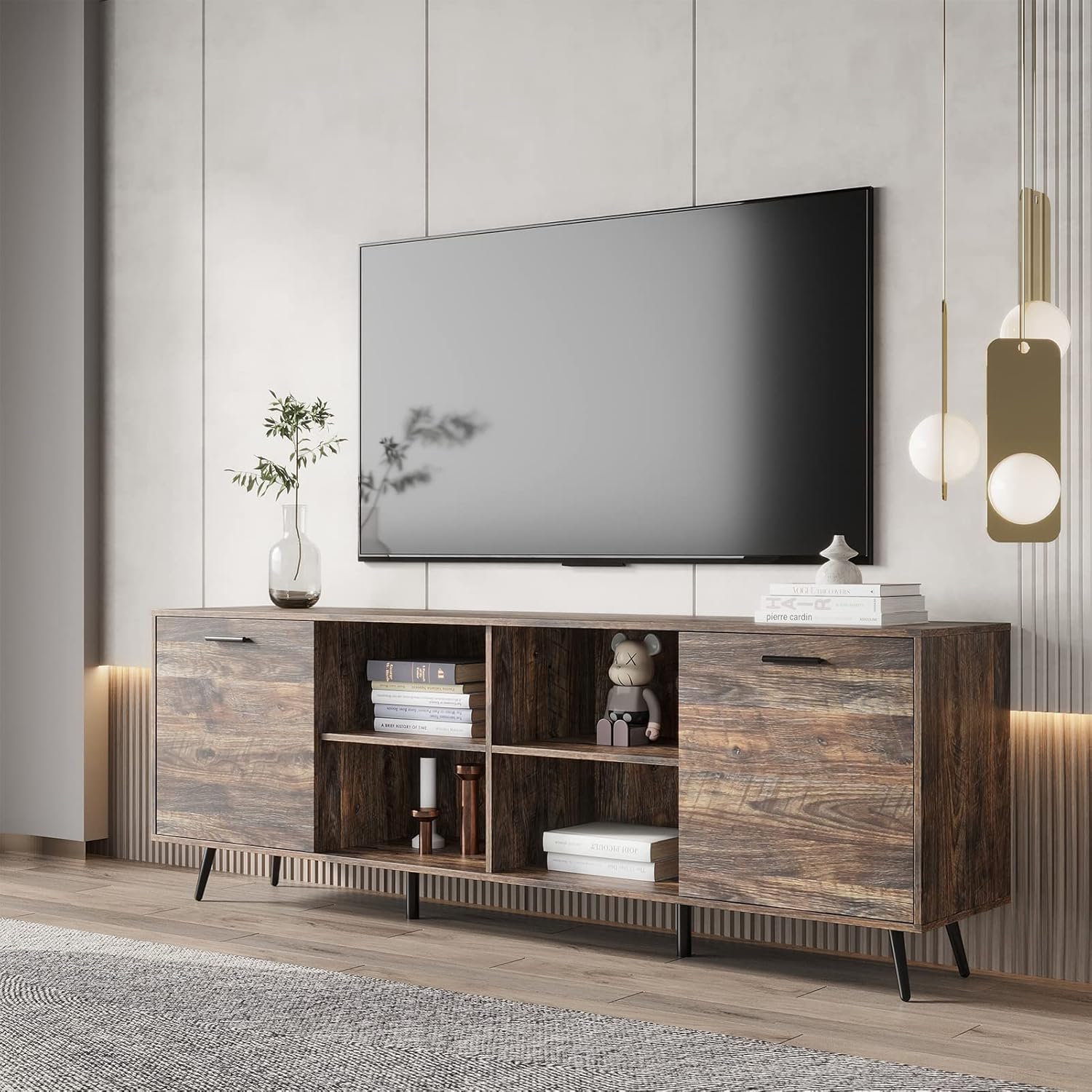 Amazon.com: Rayblow TV Stand Console Table for TV's Up to 90 Inches ...