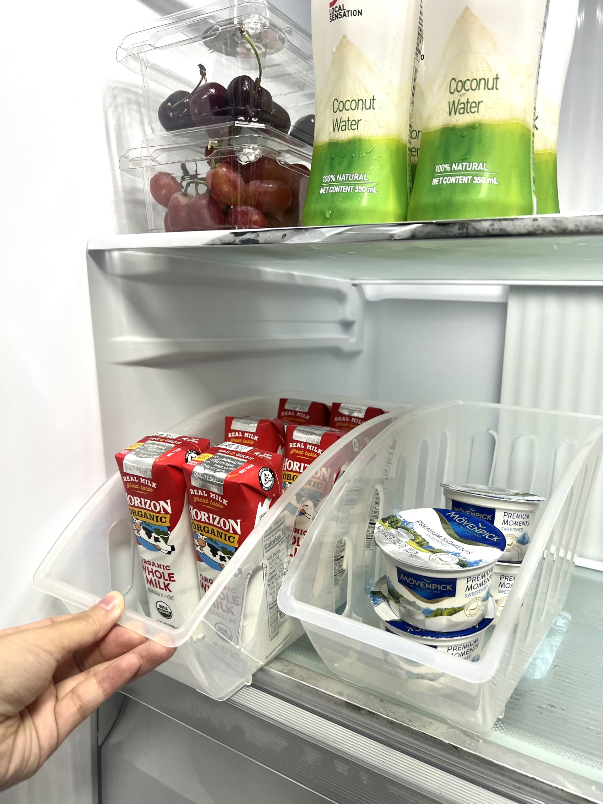 Amazon.com: 2PK Storage Bins, BPA Free Plastic, Flexible PP, Dishwasher ...