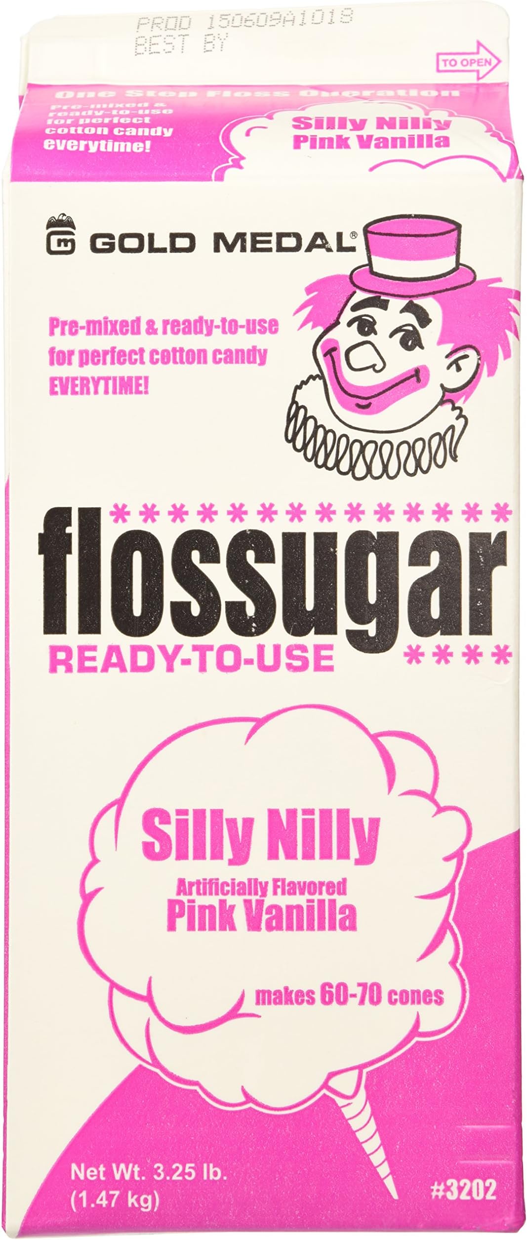 Amazon.com: Cotton Candy Express Floss Sugar Variety Pack with 5 - 11oz ...