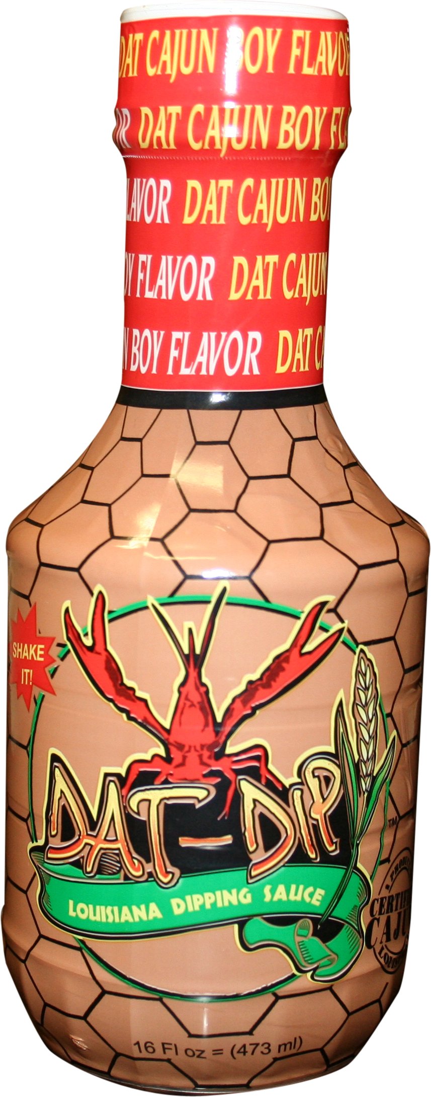 Amazon.com : 4 Set- Louisiana Wing Sauce, Dat Dip Cajun Boy Flavor ...
