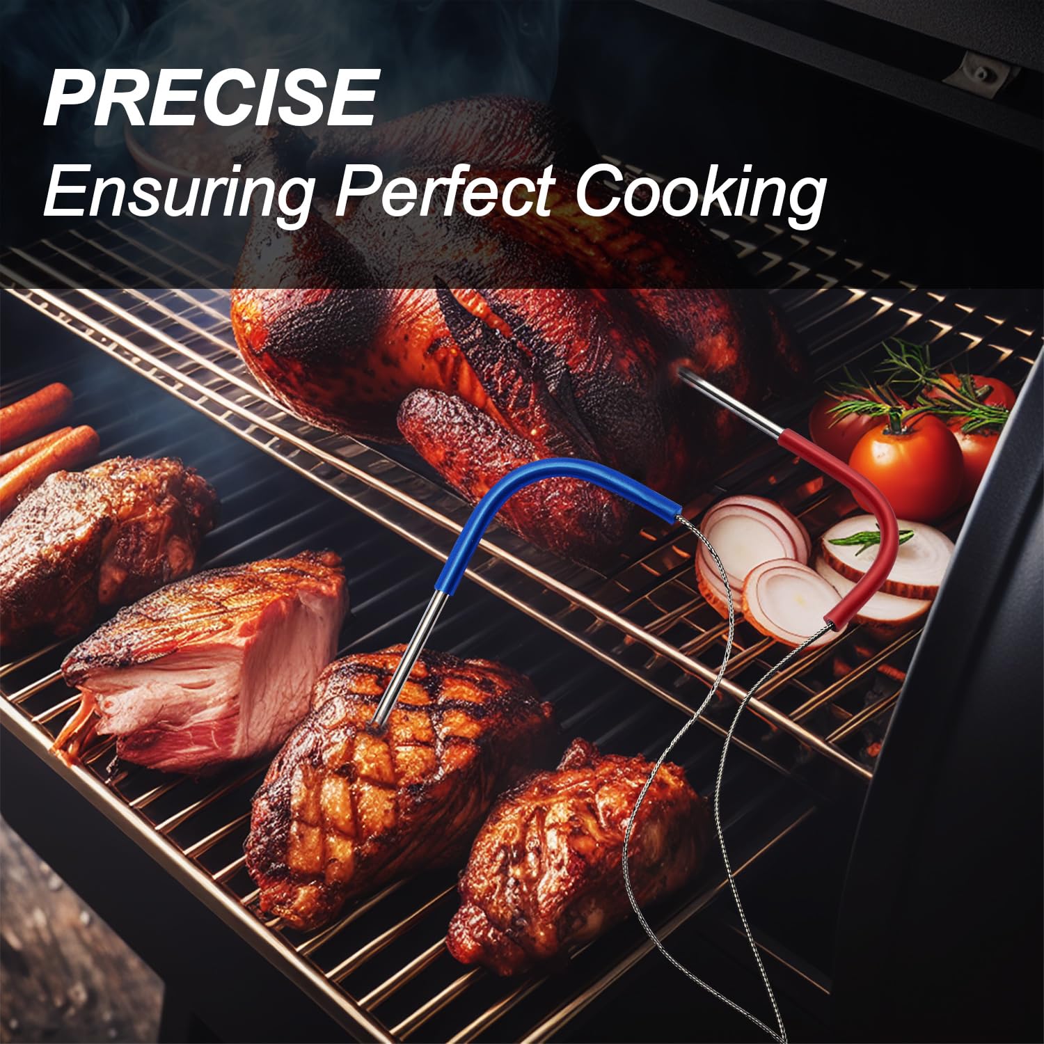 Snapklik.com : 2-Pack Meat Probe For Traeger Pellet Grill, Temperature ...