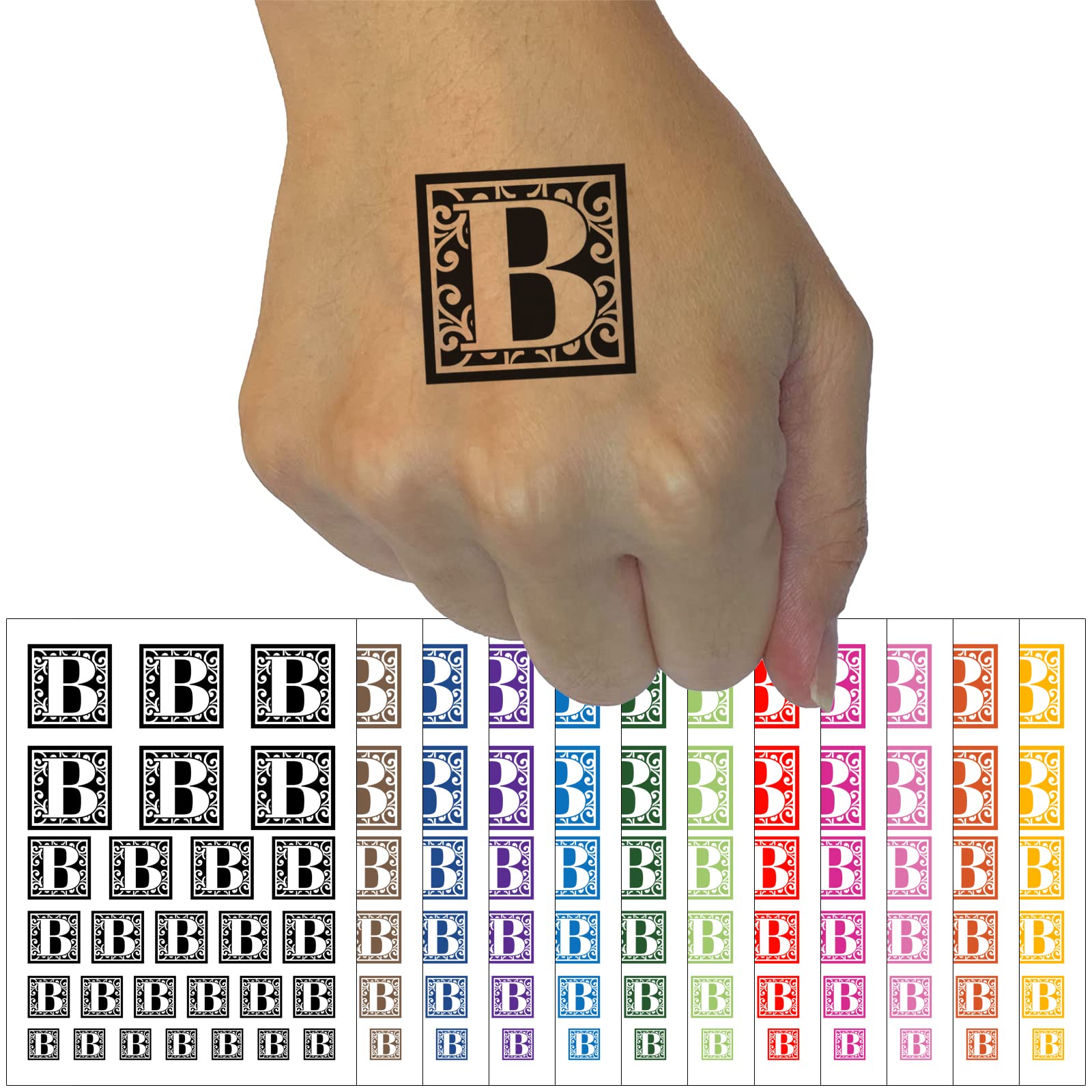 Letter B Tattoo