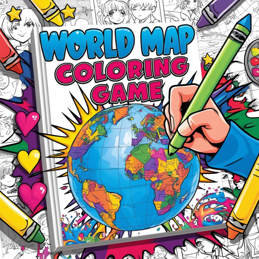 World Map Of All Continents Coloring Page Kids Play Color