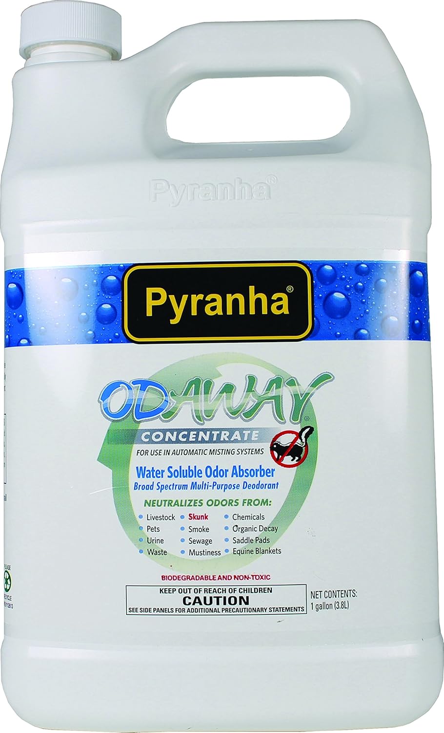 PYRANHA 4 Concentrate Odaway Odor Absorber, 1 Gallon : Amazon.ca: Industrial & Scientific