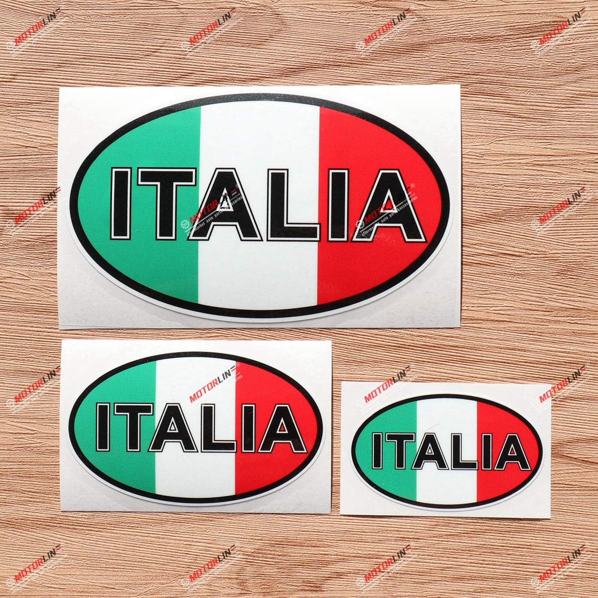Amazon.com: Italia Italy Flag Oval Vinyl Car Bumper Window Sticker 3" x ...