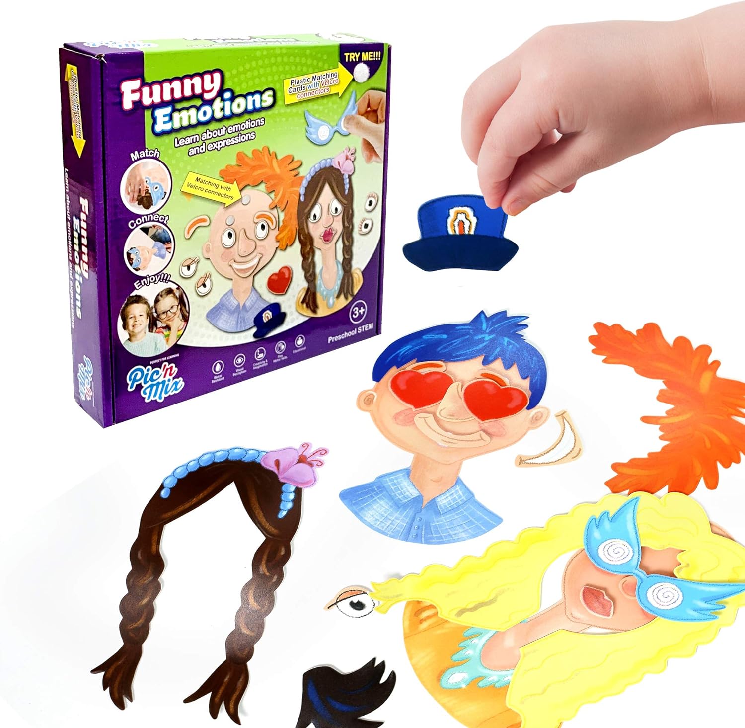 PICNMIX Funny Emotions – Educational Toys for Toddler & Preschool ...
