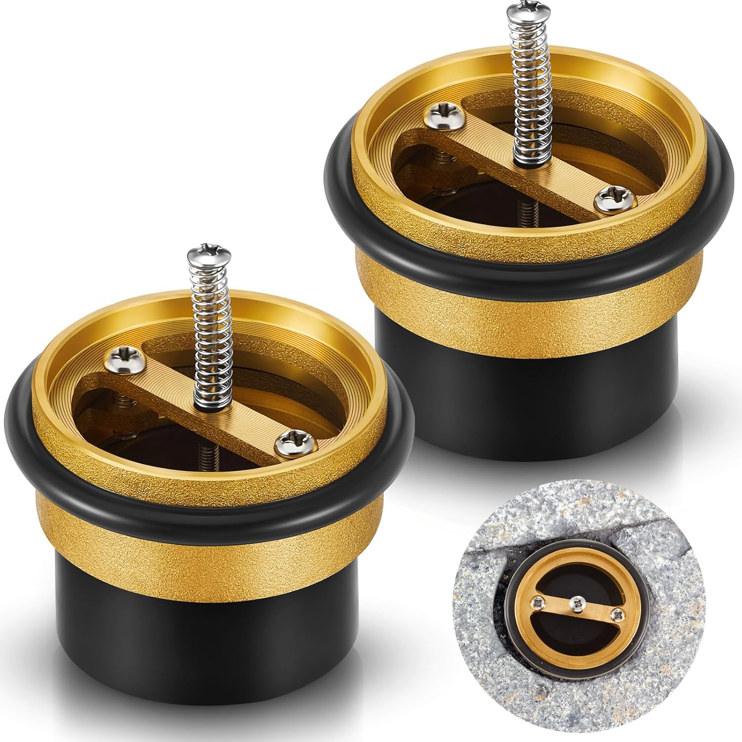 Amazon.com: Threlaco 2 Pcs Internal Backwater Valve 2 Inch Float Guard ...