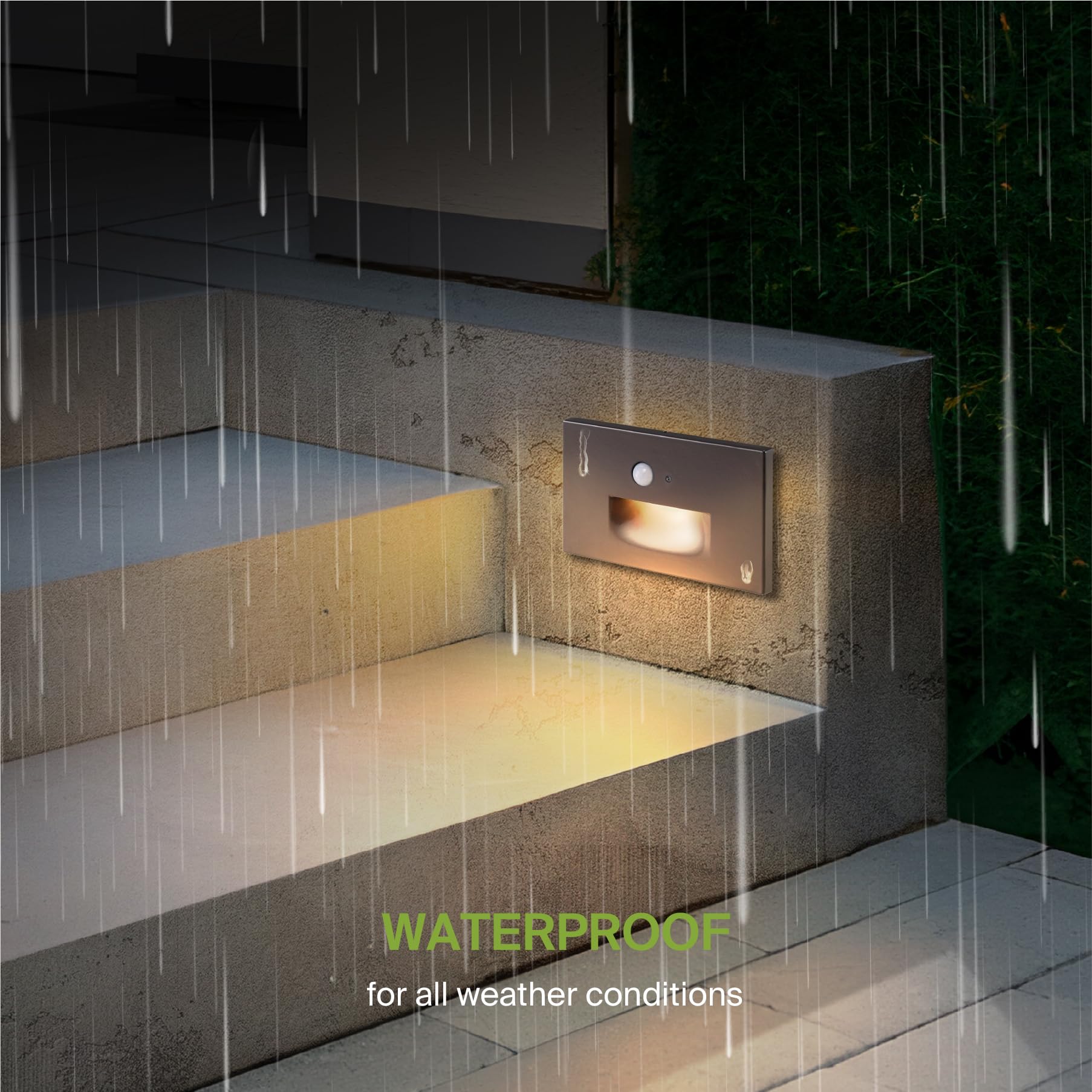 Snapklik.com : ASD LED Recessed Step Light Fixture 3W 120LM 3000K-5000K ...