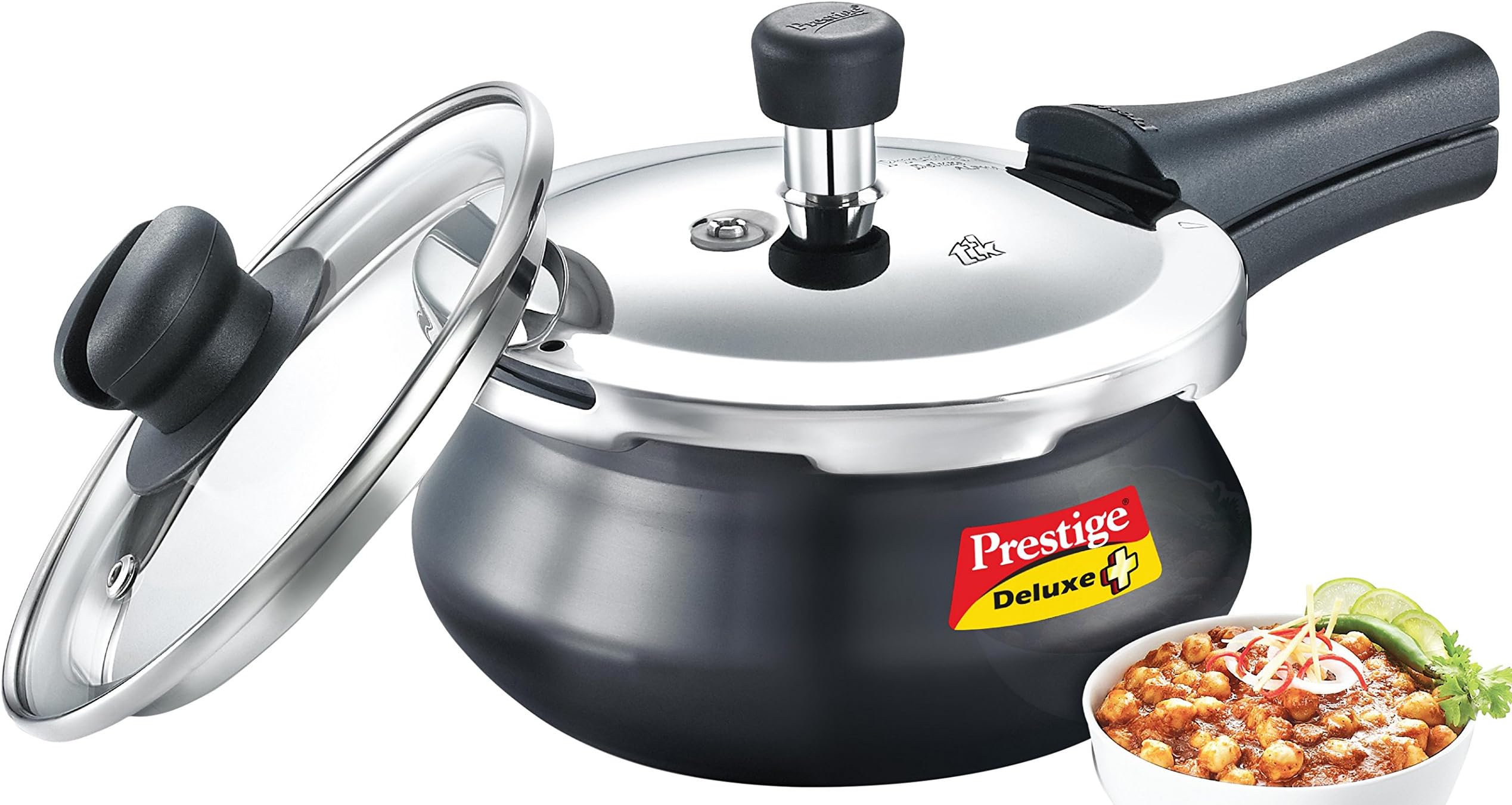 Prestige Popular Junior Deep Pan Pressure Cooker, 4 Liters : Amazon.in ...