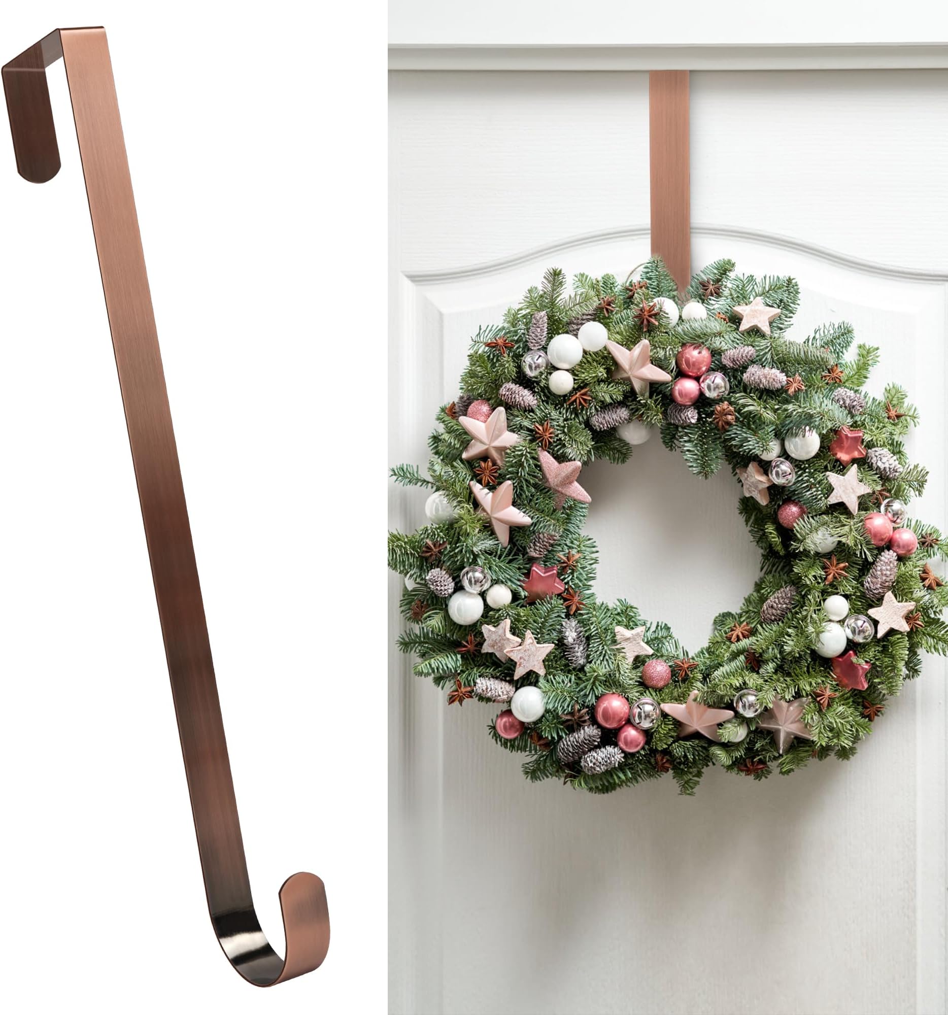 Amazon.com: Easter Wreath Hanger, Adjustable Wreath Hanger for Front ...