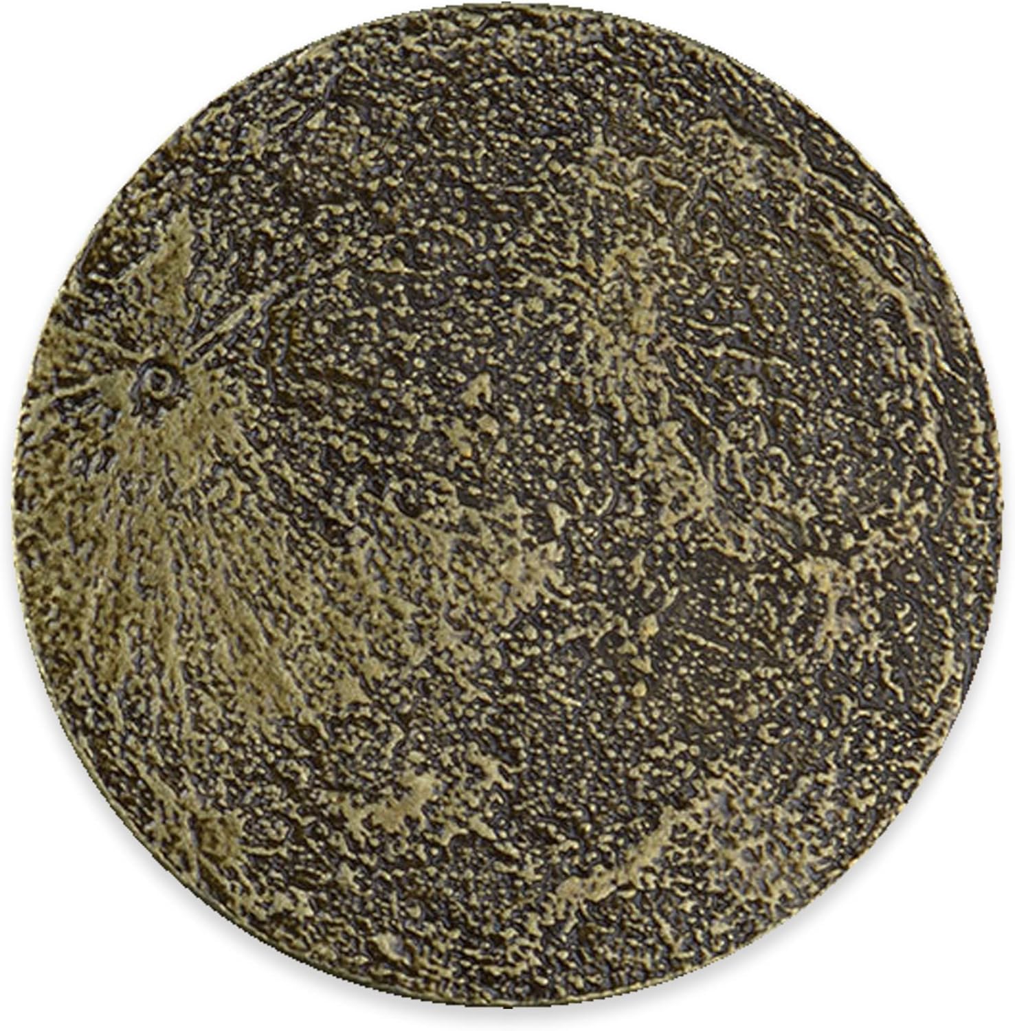 Amazon.com: Solid Moon Coin - Metal Worry Coin Lucky Coin - Lunar ...