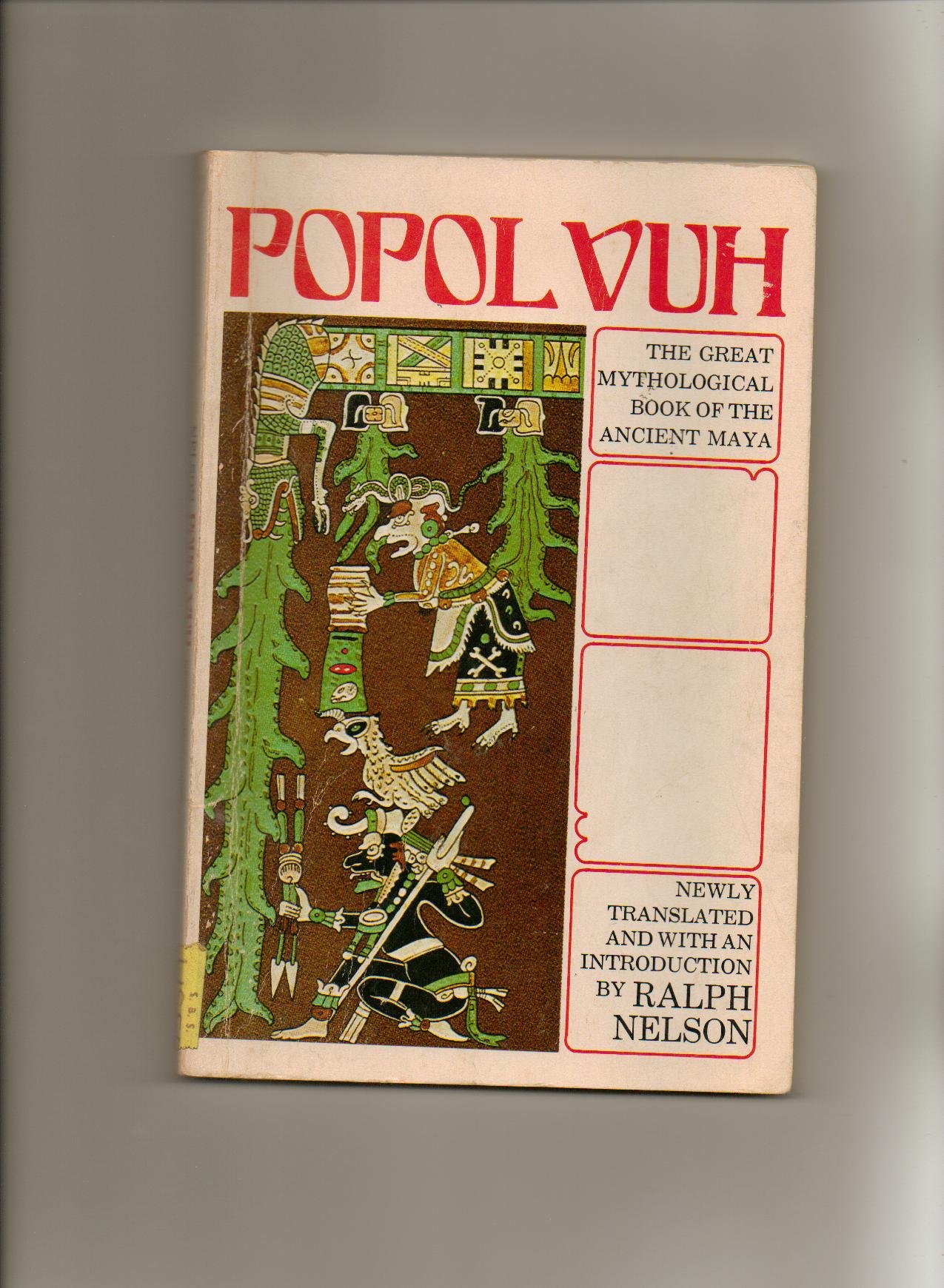 Amazon | Popol Vuh: The Great Mythological Book of the Ancient Maya ...