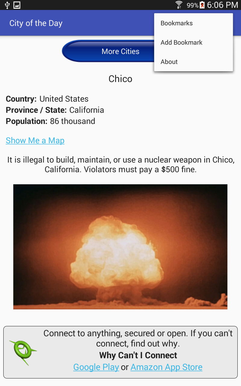 City of the Day - App on Amazon Appstore