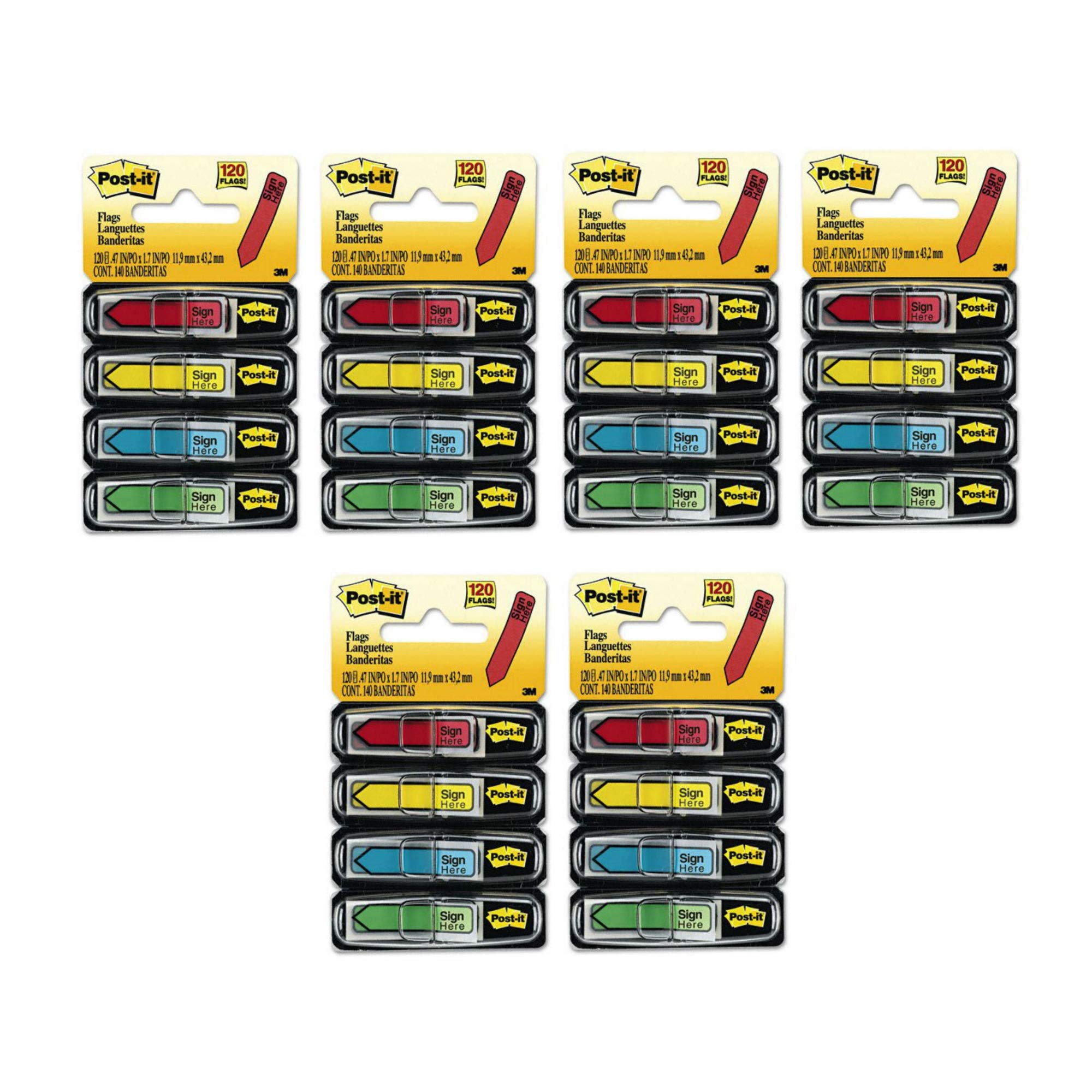 Amazon.com : Post-it : Arrow Flags, "Sign Here", 4 Colors with ...