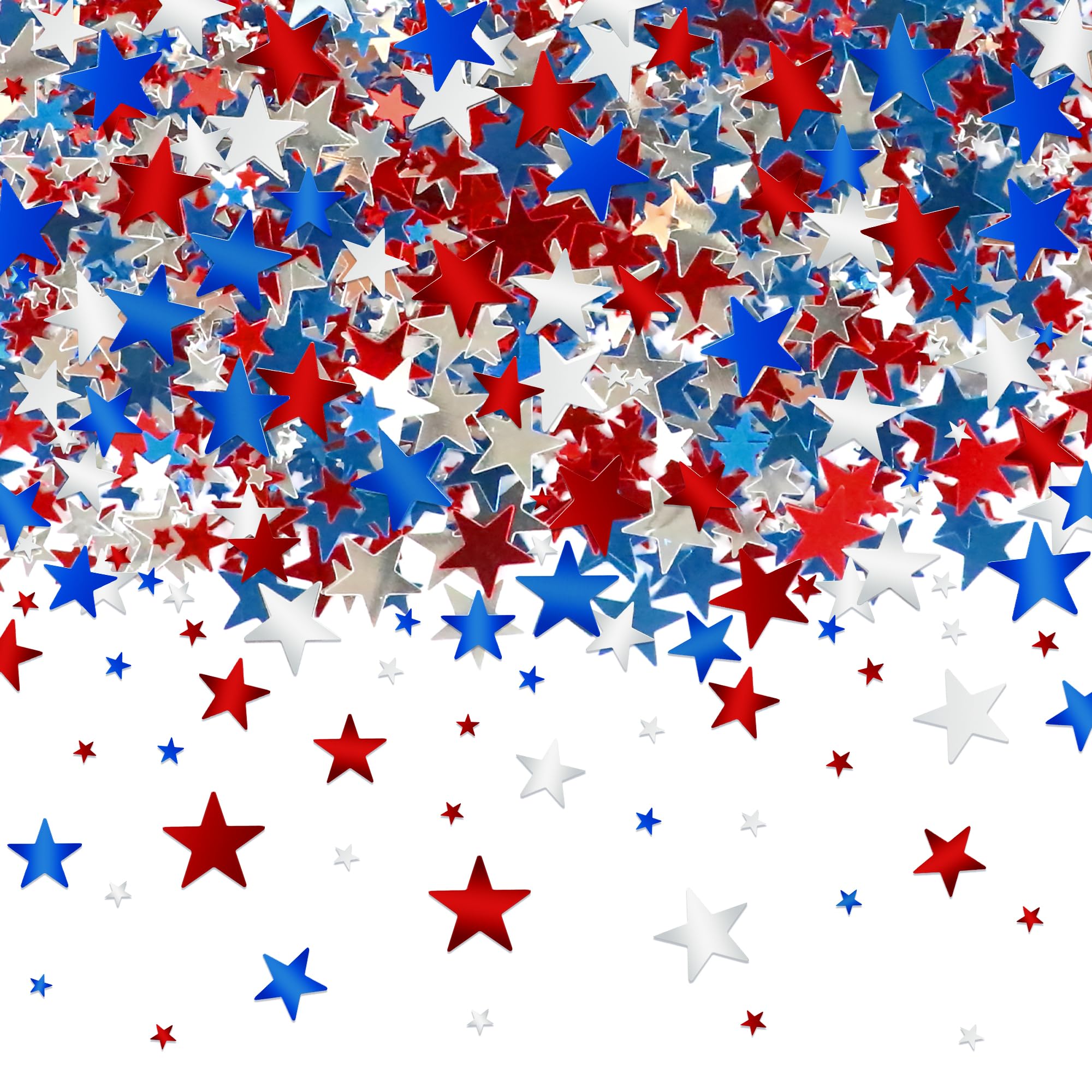 Amazon.com: KatchOn, 4th July Star Confetti for Table - Pack of 15g ...