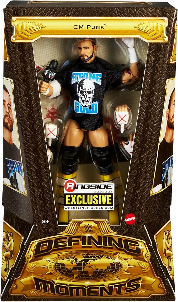 Amazon.com: WWE CM Punk (Pipe Bomb) Defining Moments Exclusive : Sports ...