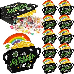 Amazon.com: Chivertion 36 Pcs St. Patrick's Day Treat Boxes Pot of Gold ...