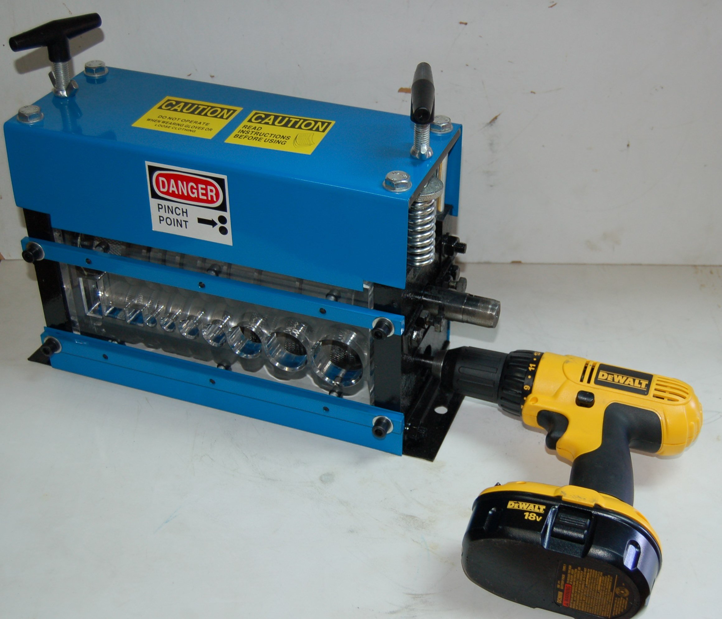 STRiPiNATOR MWS-808PD Manual Wire Stripper with Drill Shaft by BLUEROCK ...