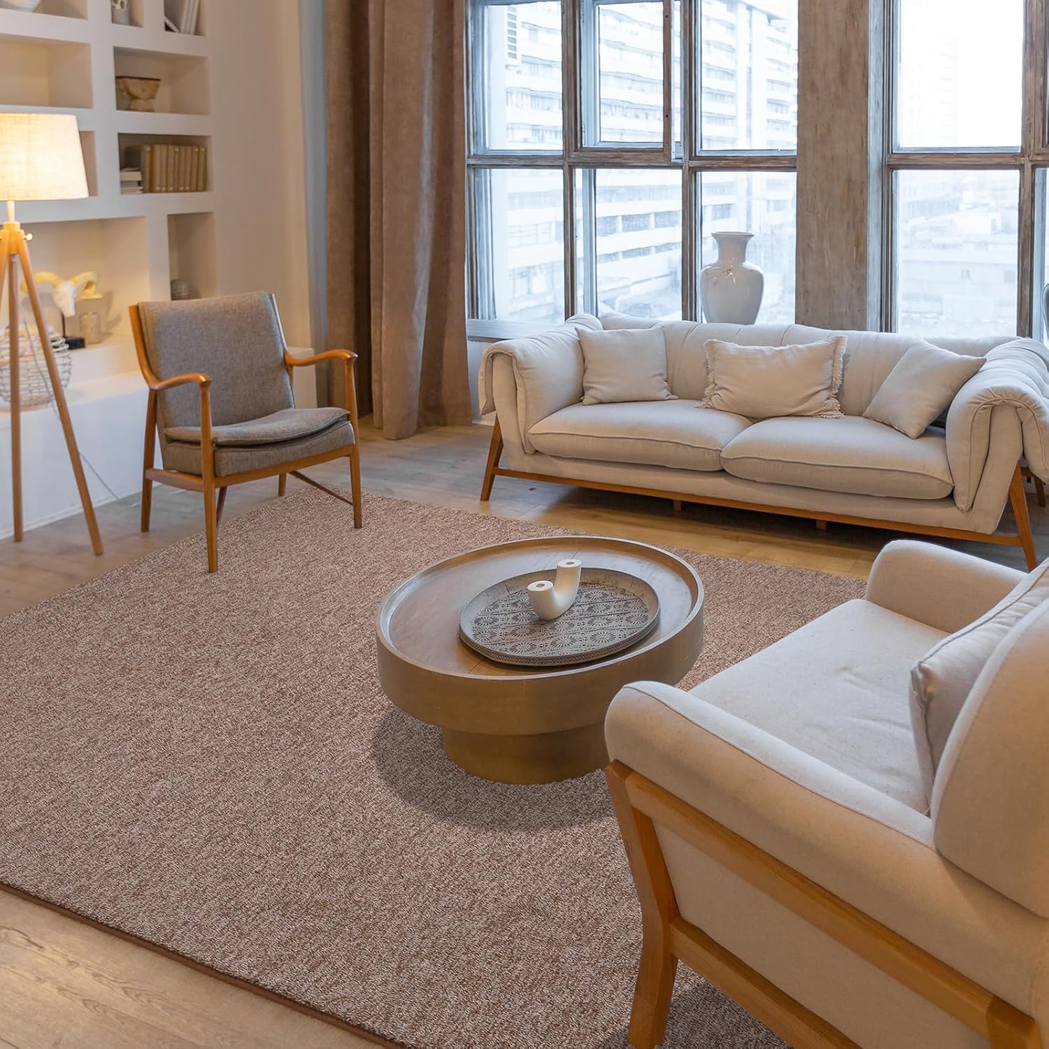 Amazon.com: Amearea Modern Soft Area Rug, Chic Color Washable Rugs for ...