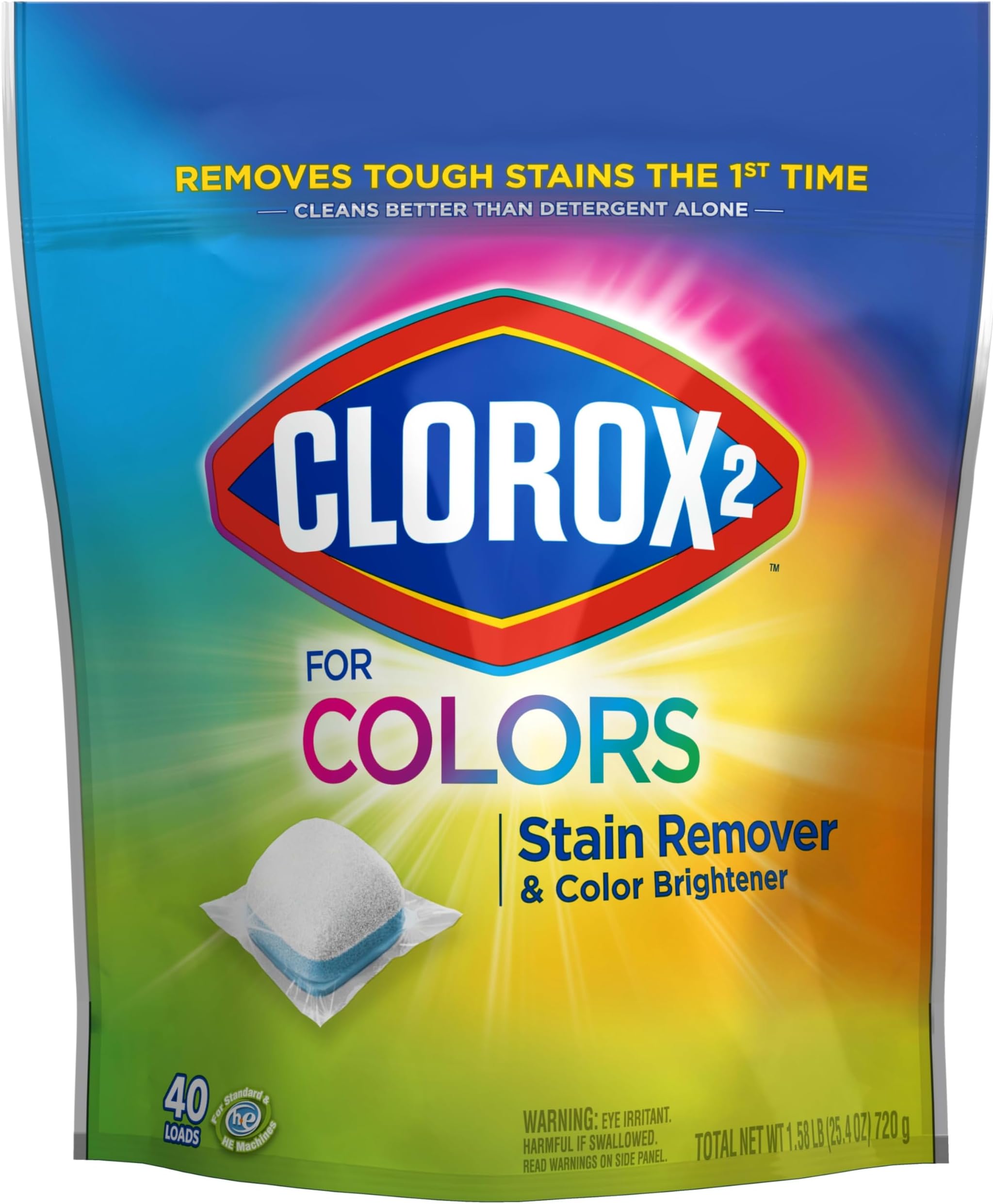 Amazon.com : Clorox 2 Laundry Stain Remover and Color Booster, Clean ...