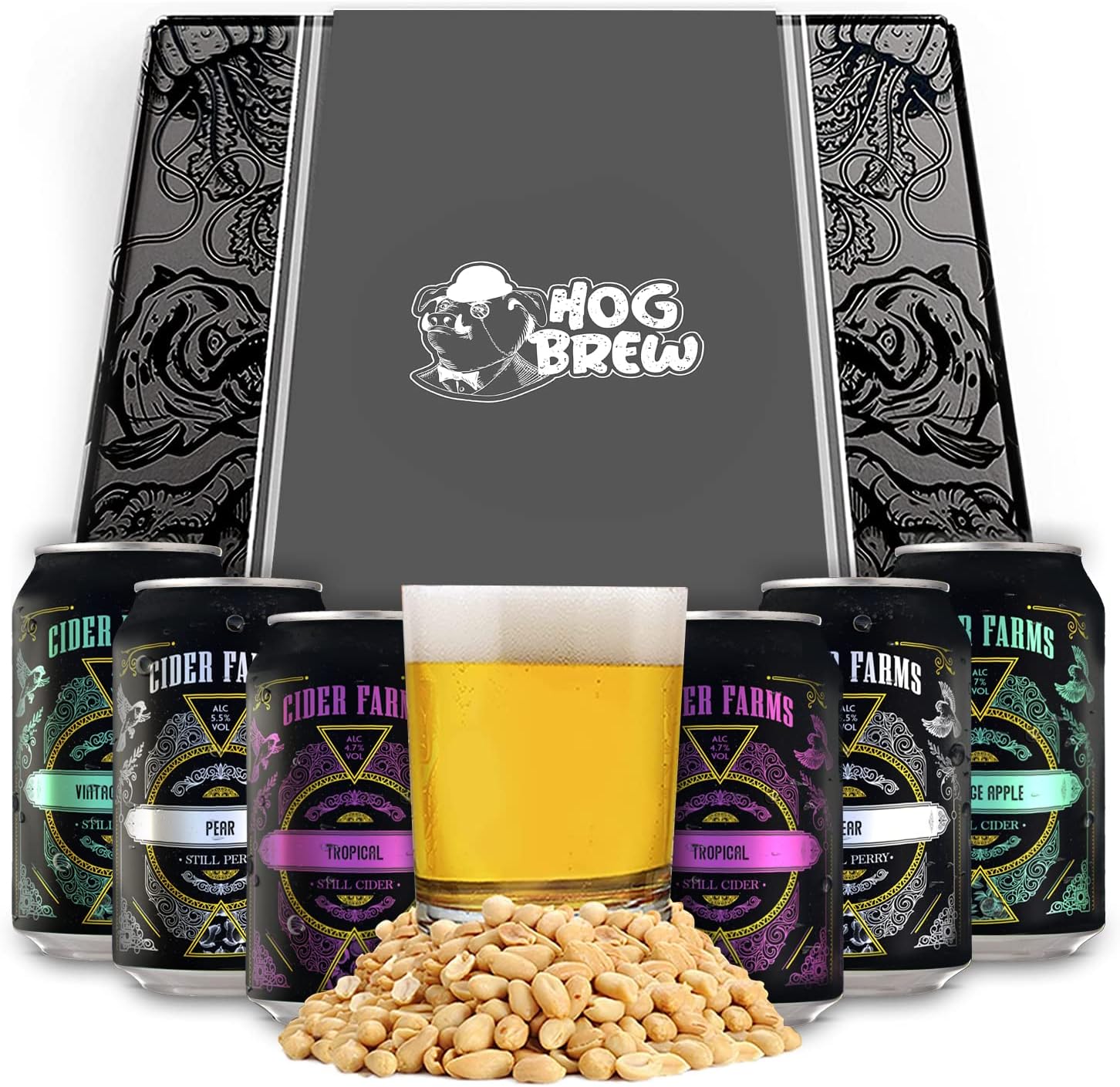 Cider Farms Craft Cider Hamper Variety Alcohol Selection Box. contains ...