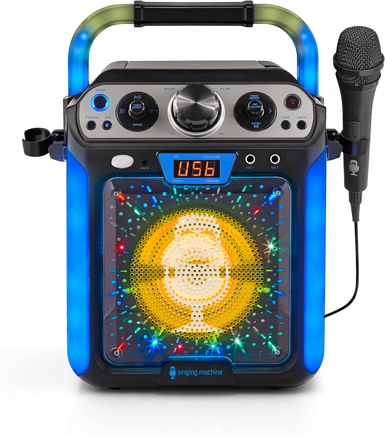 Amazon.com: Singing Machine Karaoke System-Portable, Black (SML712BK ...