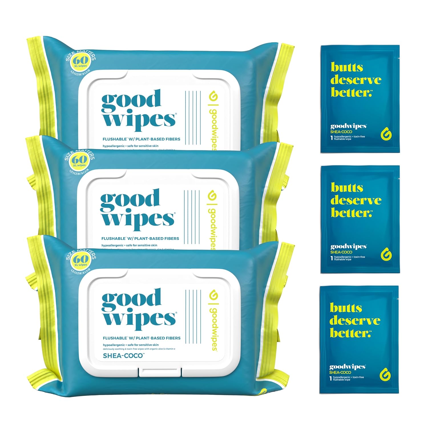 Amazon.com: Goodwipes Flushable Wipes – Soothing Botanicals – Soft ...