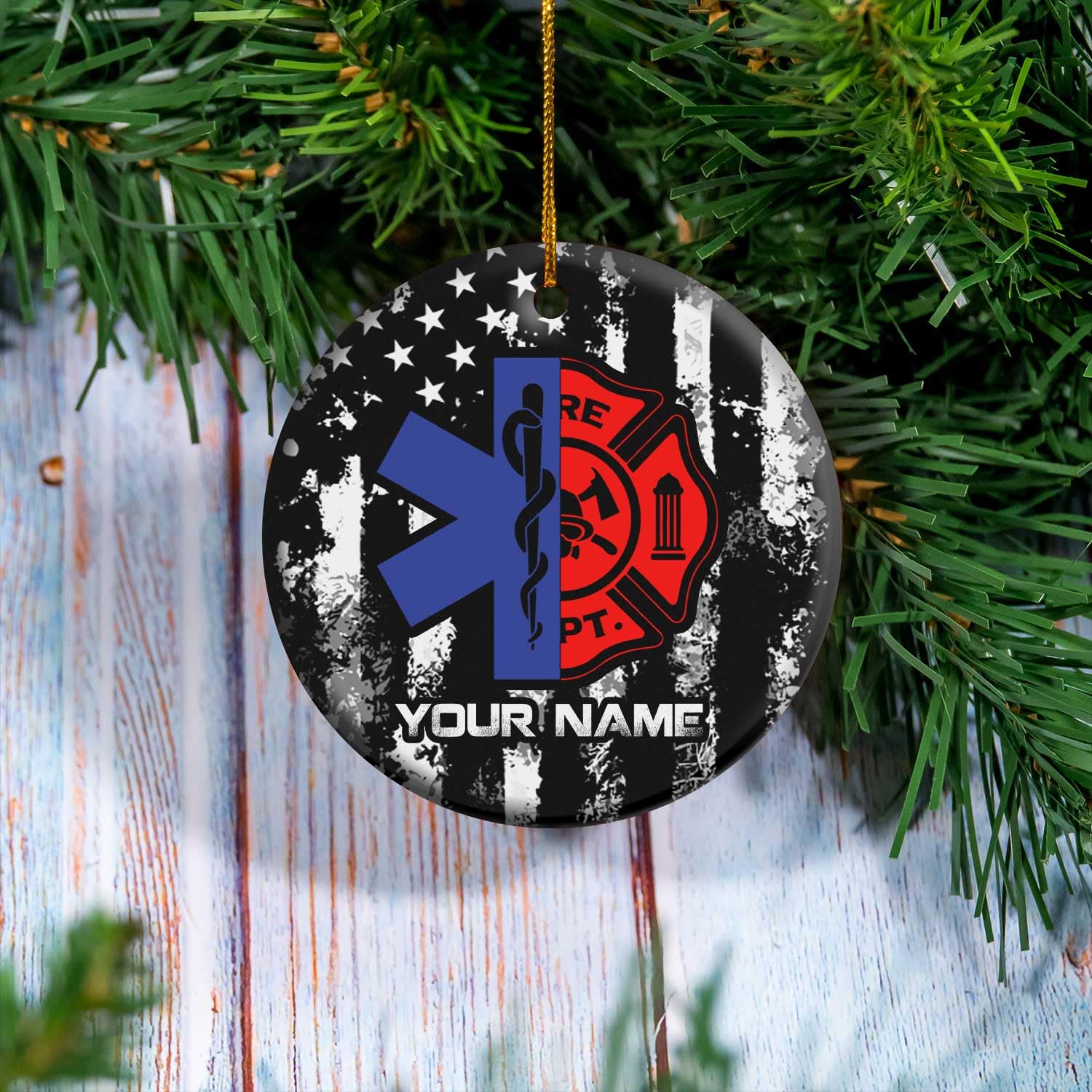 Amazon.com: Personalized EMS EMT Paramedic Christmas Ornament 2024 ...