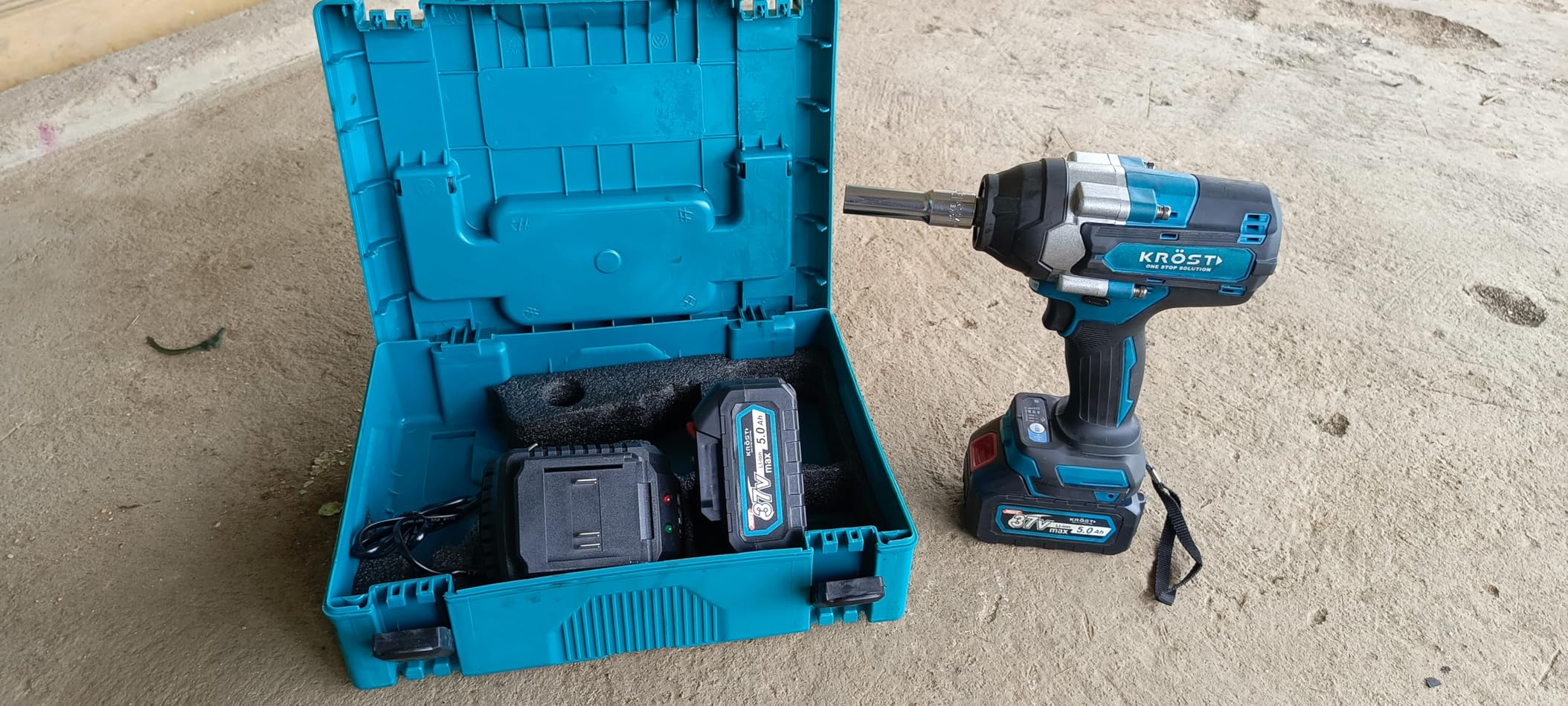 Buy KROST Pro Series 700NM Torque Cordless Impact Wrench 1/2 ...