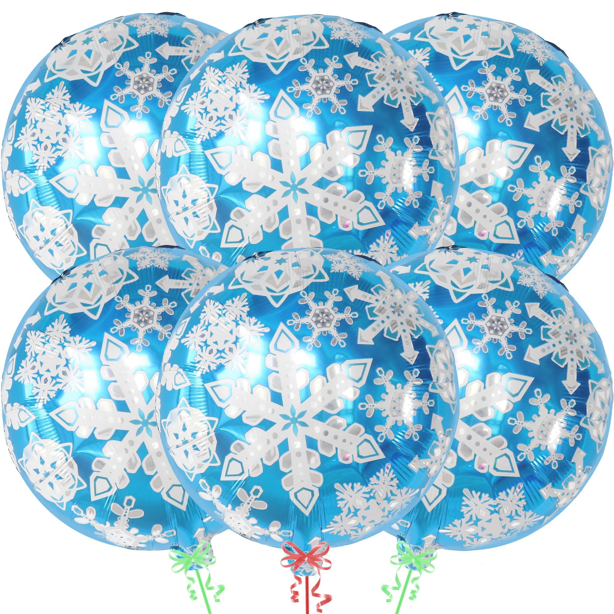 Amazon.com: KatchOn, Snowflake Balloons for Snowflake Party Decorations ...