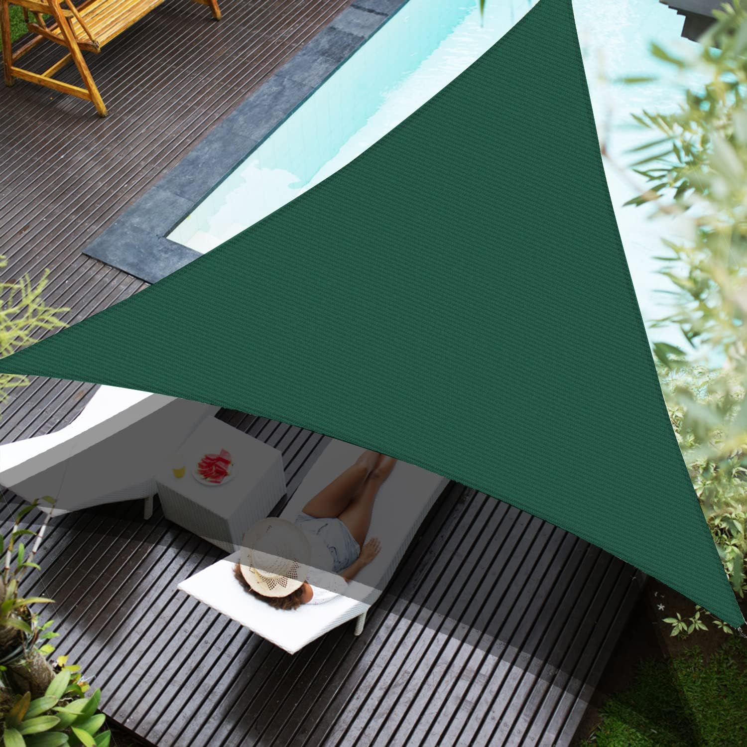 Amazon.com : CIELO COLORIDO 12' x 12' x 12' Gray Triangle Sun Shade ...