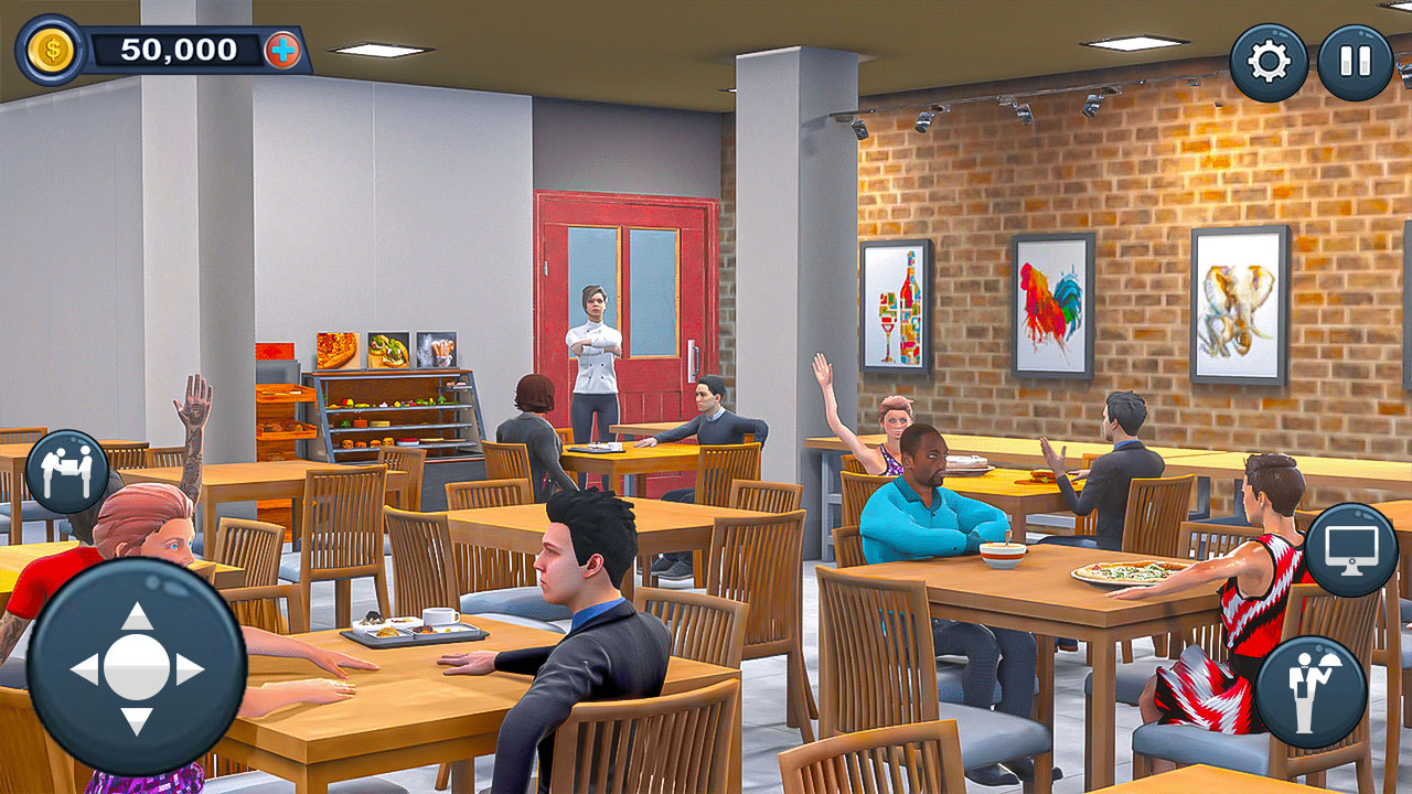 The Restaurant Simulator Food Serving Games 3D: Restaurant Manager Food ...