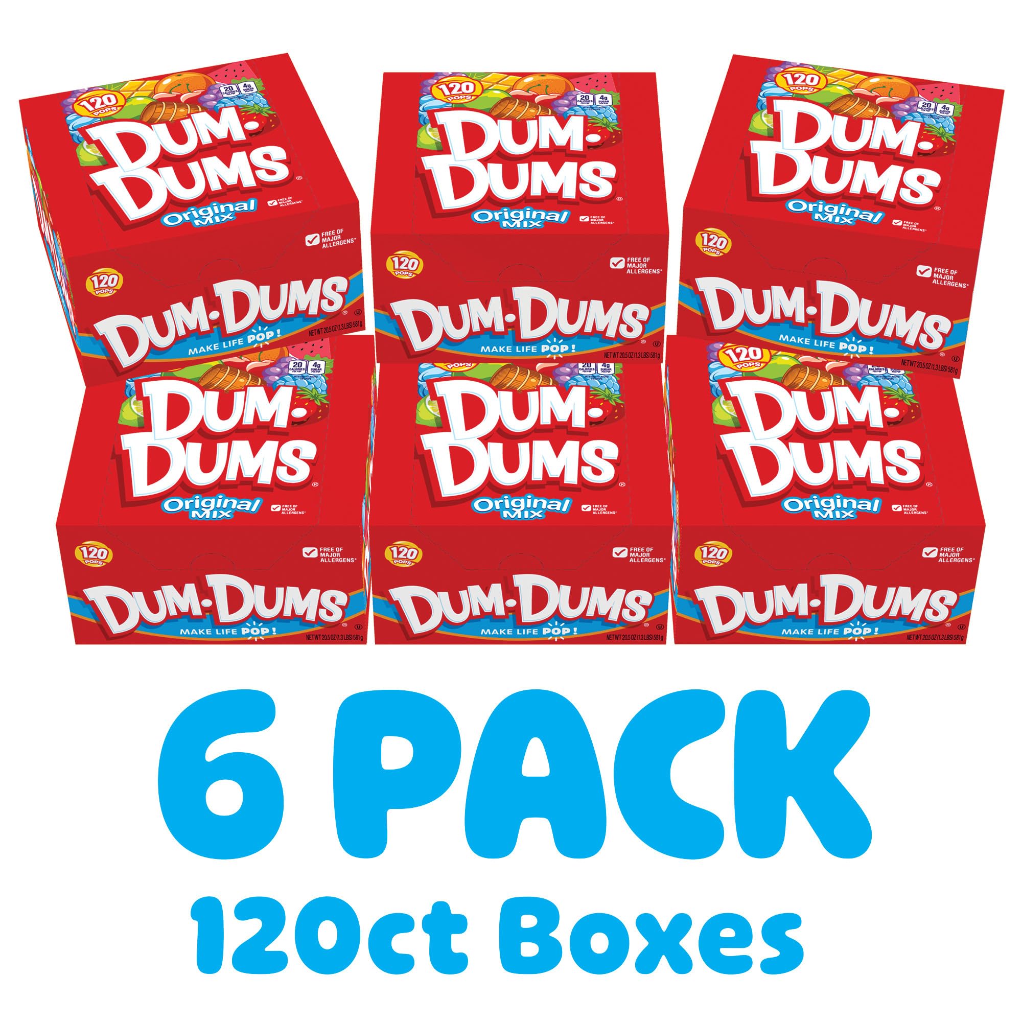 Snapklik.com : Dum Dums Original Candy Mix Variety Pack - All-Time ...