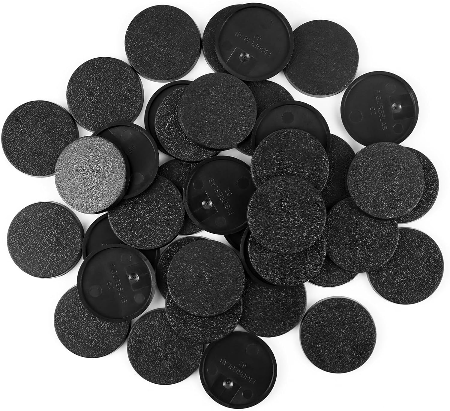 Amazon.com: 100PCS Miniature Bases+120PCS Adhesive, 32mm or 1.26inch ...