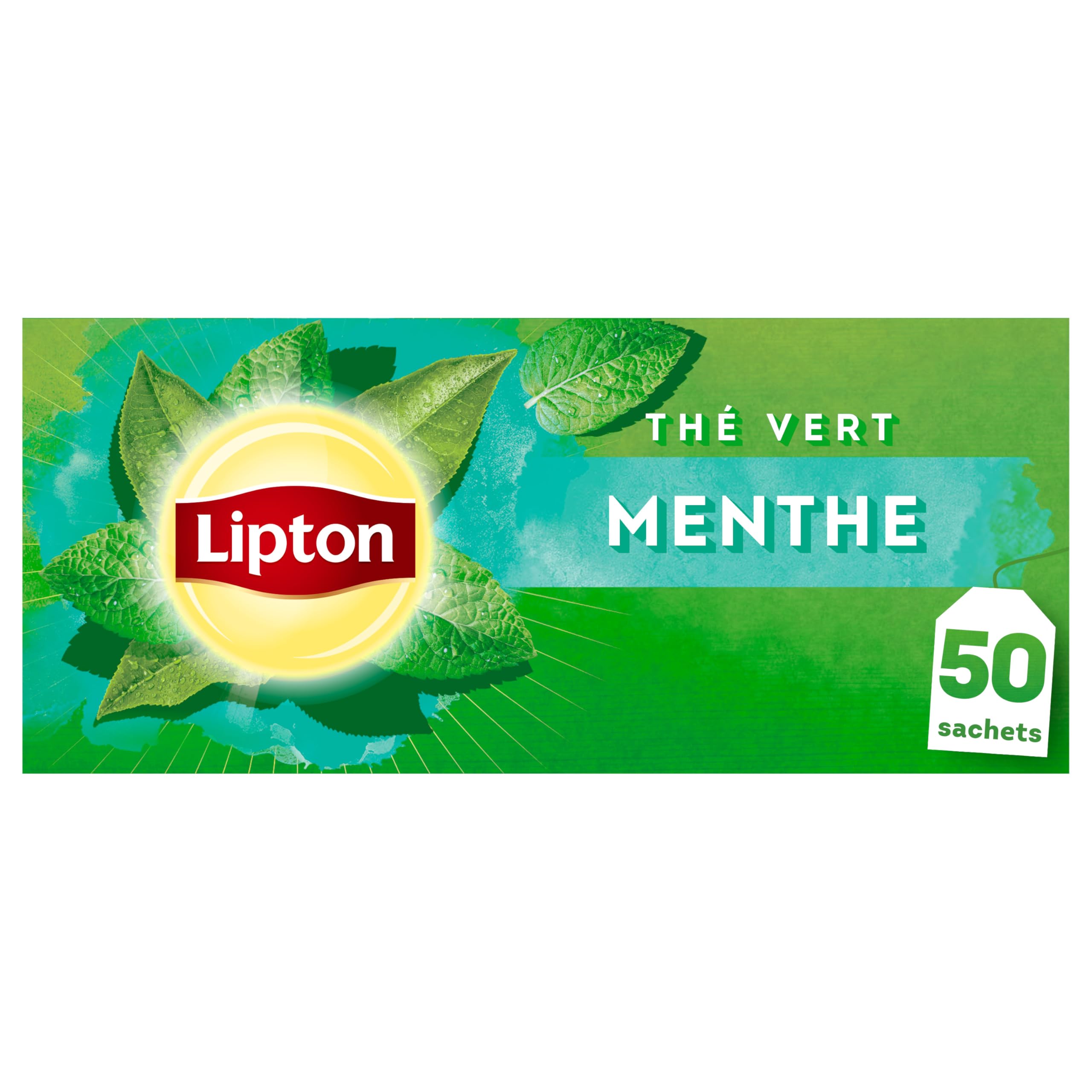 Lipton, Thé Vert, Thé Vert Origine Asie, Infusion à Froid ou Chaud ...