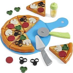 Amazon.com: Just Like Home Play Fun Pizza Set : Toys & Games