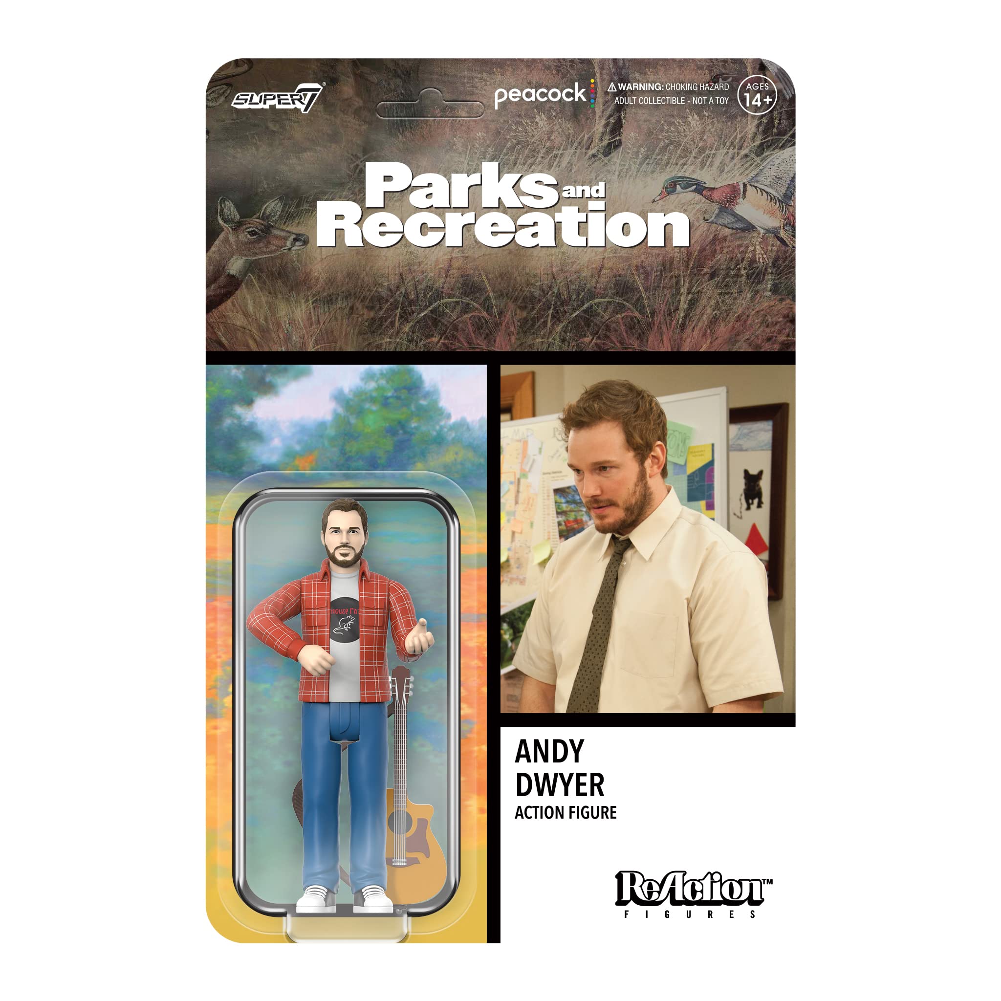 Super7 Parks and Recreation Andy Dwyer (Mouse Rat) - 3.75" Parks and ...