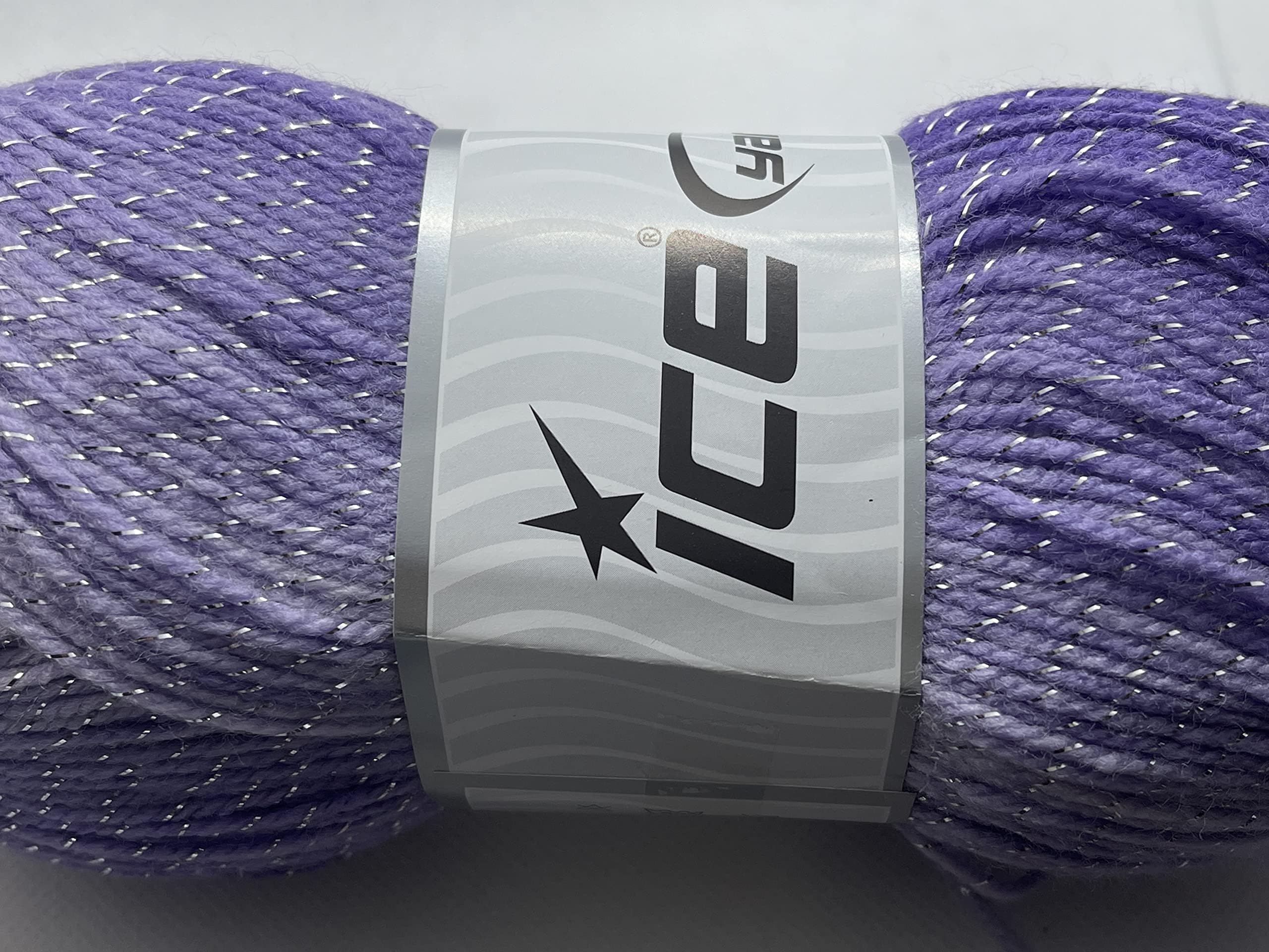 Amazon.com: (1) 100 Gram Magic Glitz, Metallic Accent Yarn, Self ...