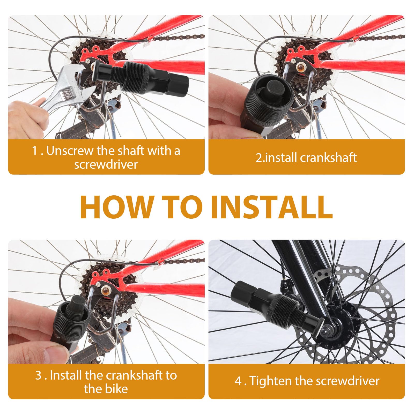 Snapklik.com : Bike Crank Remover Tool Bicycle Crank Puller Bike ...