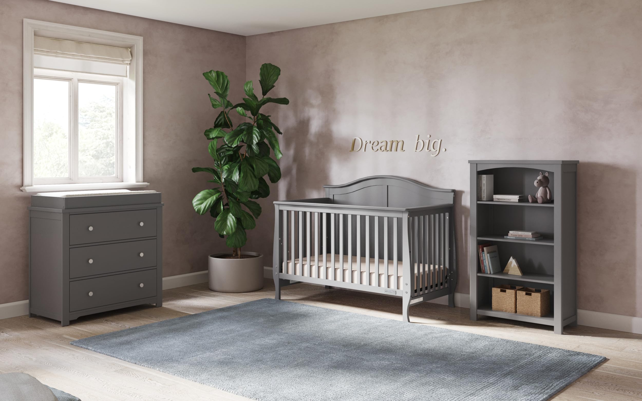 Amazon.com: Child Craft Camden Crib, Dresser, and Bookcase Nursery Set ...