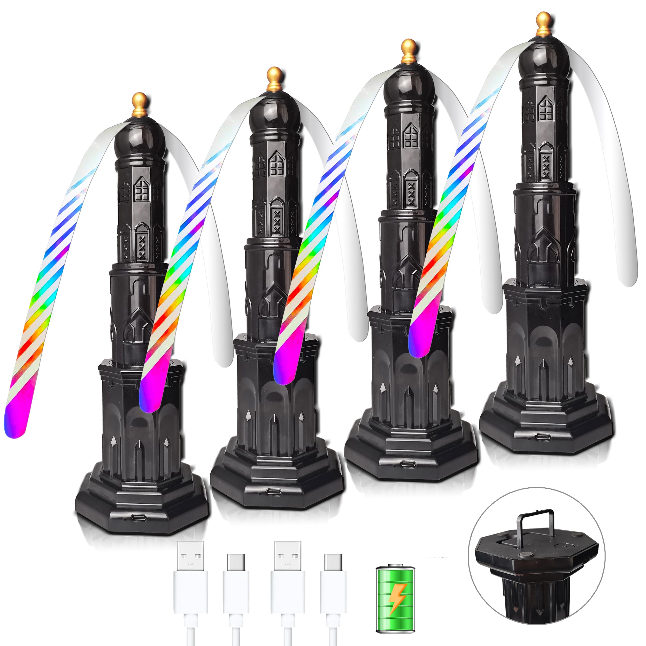 Amazon.com: NIASIA 4pcs Food Fans for Tables Rechargeable,Retractable ...